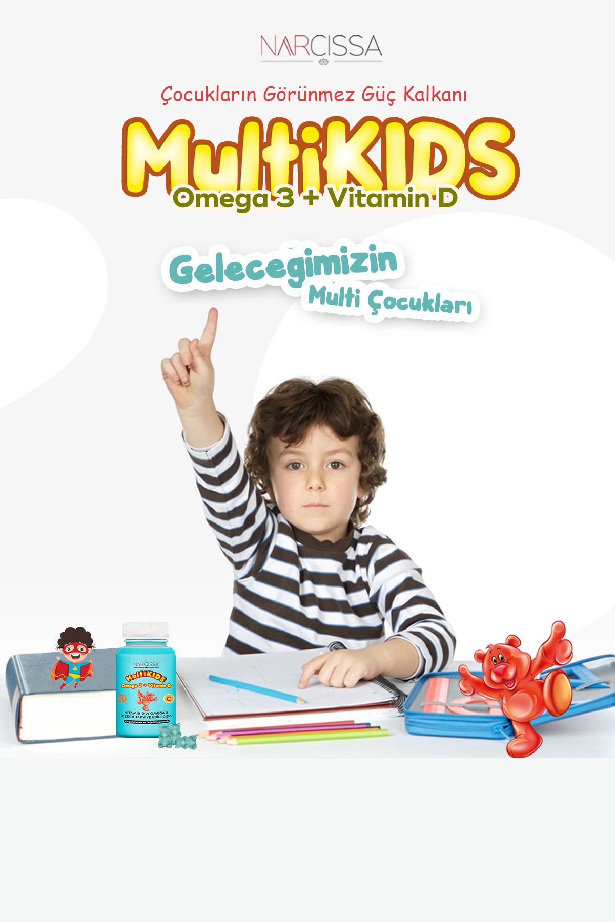 Narcissa Multikids Omega3 & Vitamin D Fiyatı, Yorumları - Trendyol