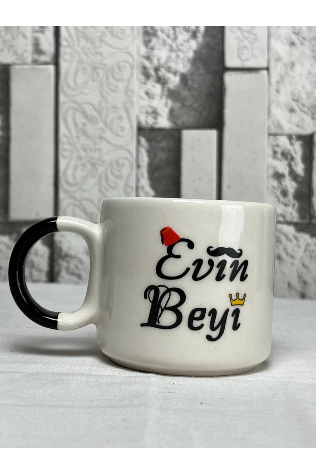 SeraCEY Tek ‘ Li Evin Beyi El Yapımı Seramik Kupa - Fiyatı, Yorumları