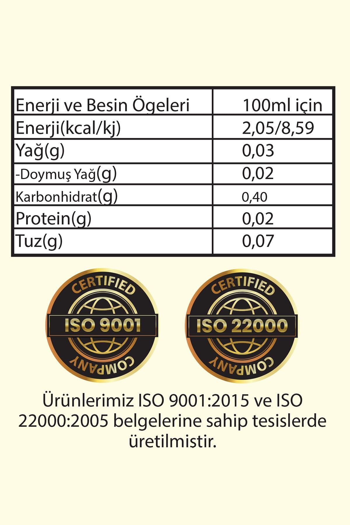 Hanzade Bitkisel Gül Sirkesi 500 ml X 6 Adet Doğal Fermante Saf ...