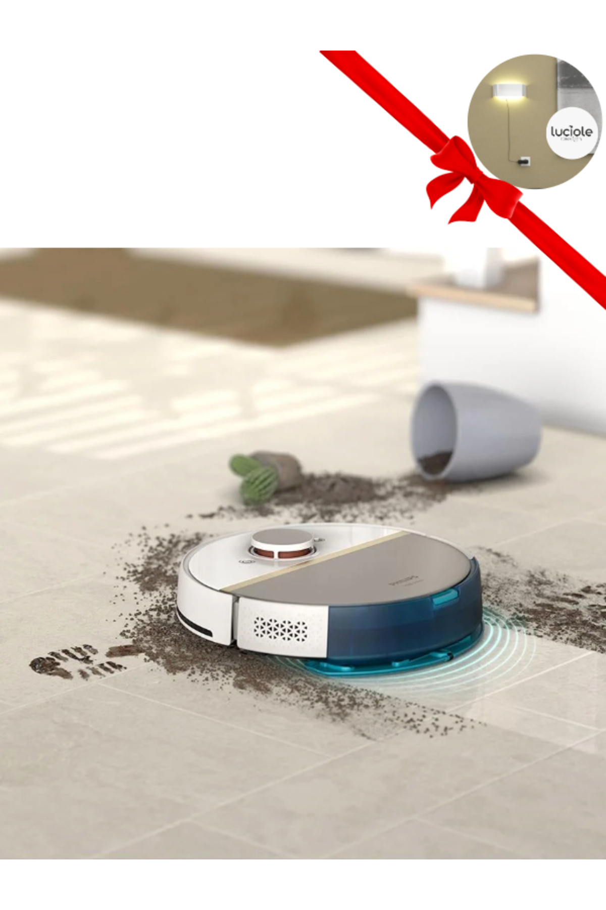 Philips 5000Pa HomeRun 7000 Serisi Aqua İstasyonlu robot, Halı tanıma ...