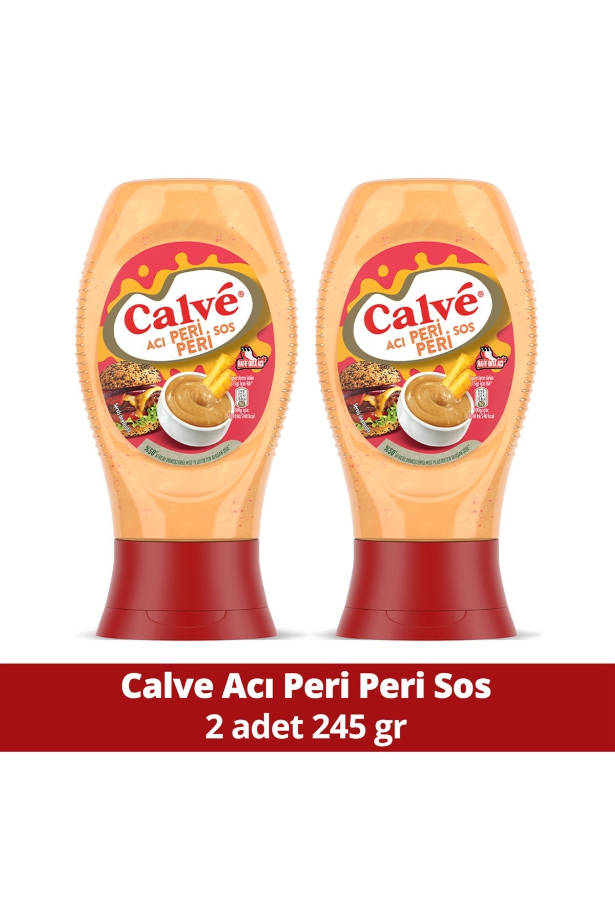 Calve Acı Sos Peri Peri Biberi 245 gr X 2 Adet Fiyatı, Yorumları - Trendyol