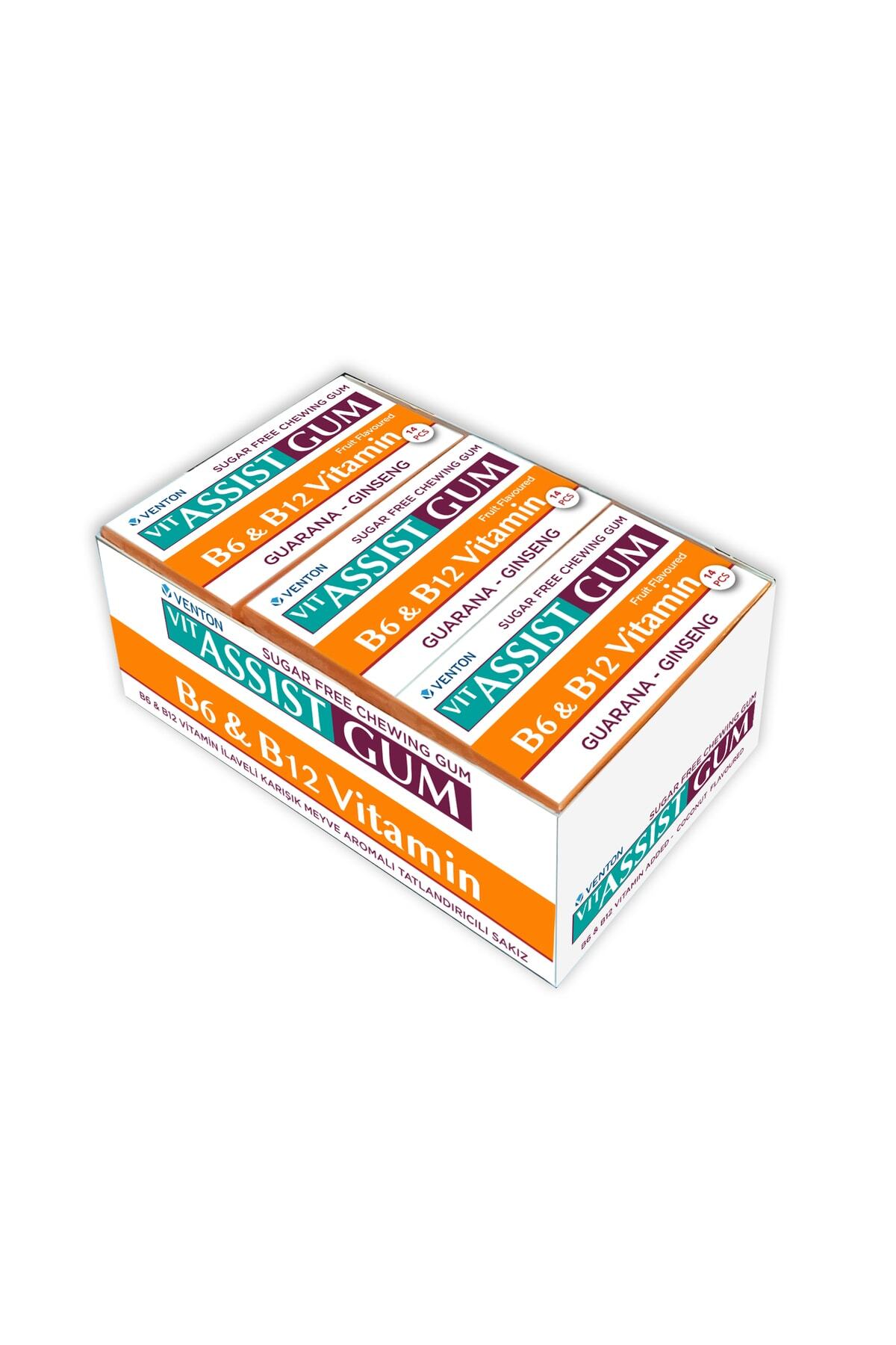 Venton Vit-assist Gum B6 Ve B12 Vitamini Ilaveli Tatlandırıcılı ...