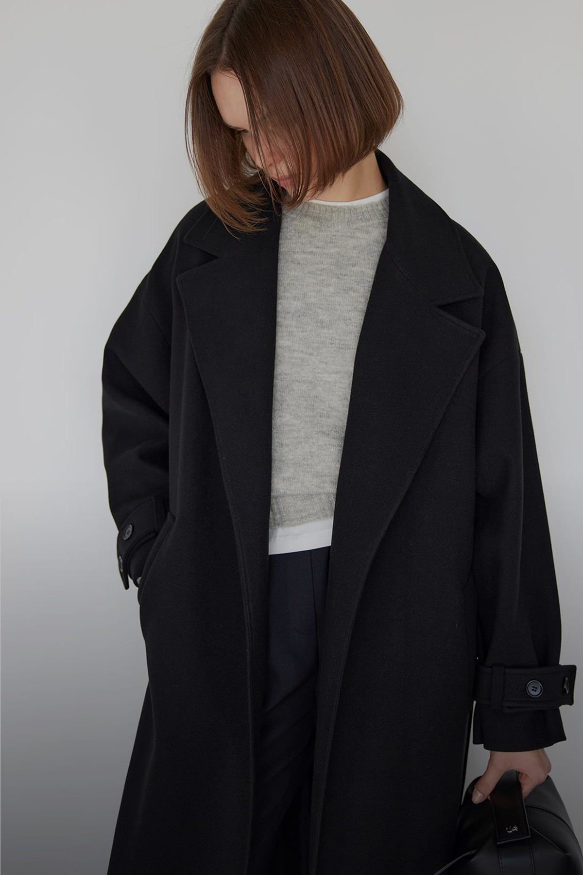 Suud Collection Siyah Sudi Yırtmaçlı Maxi Kaban Fiyatı, Yorumları ...