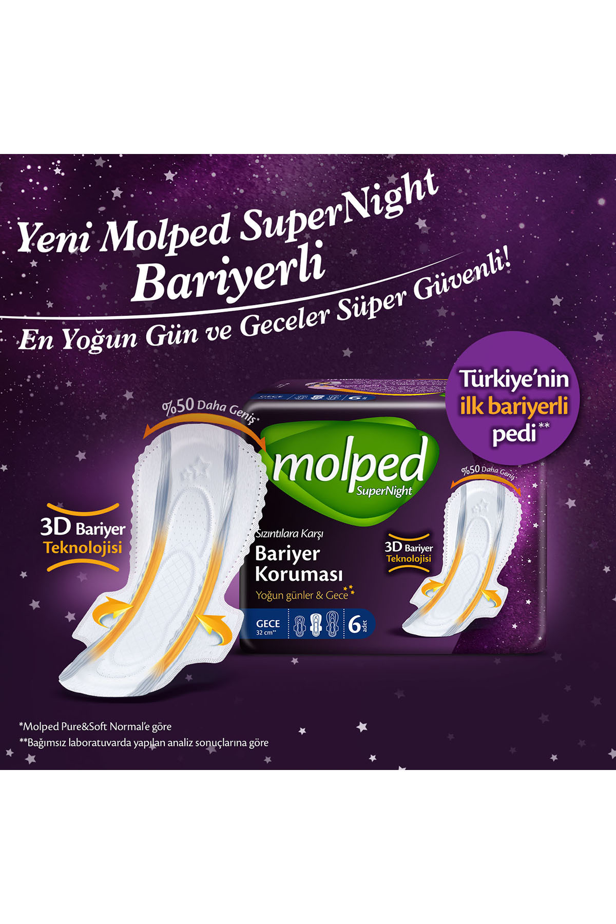 Molped Supernight Gece Süper Avantaj Paketi 48 Adet Fiyatı, Yorumları ...