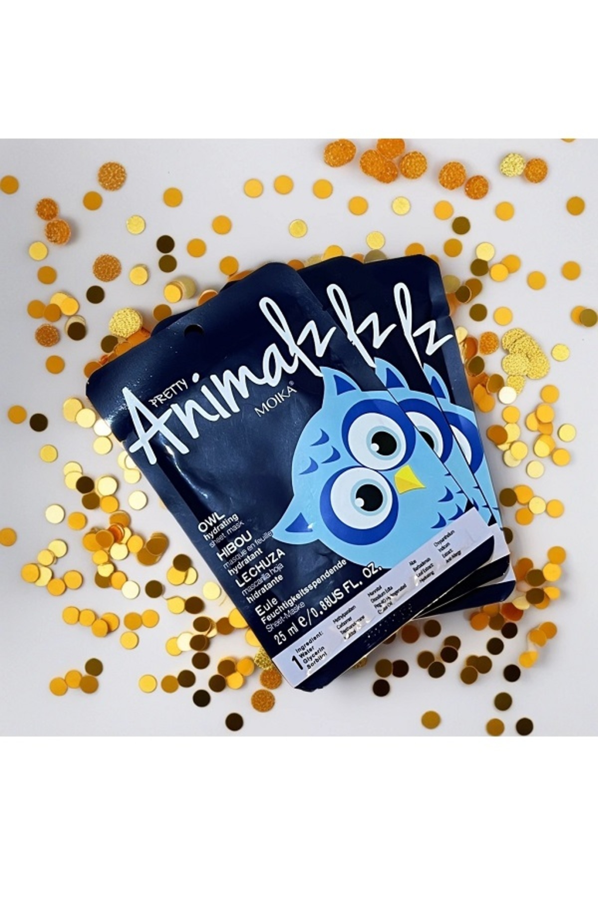 MOIKA MASK ® MOIKA çarşaf maskesi, hayvan modeli, baykuş yüz tasarımı ...