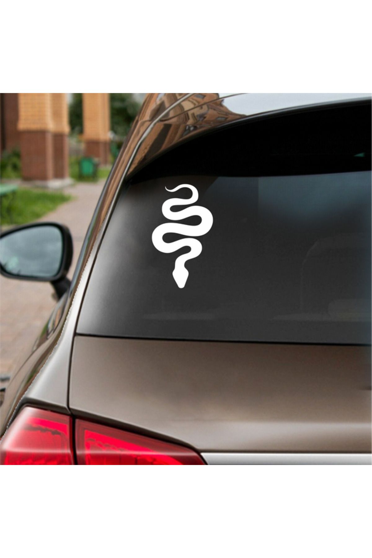 Reysa Tasar m Snake Car Sticker 10x17 Cm White Trendyol