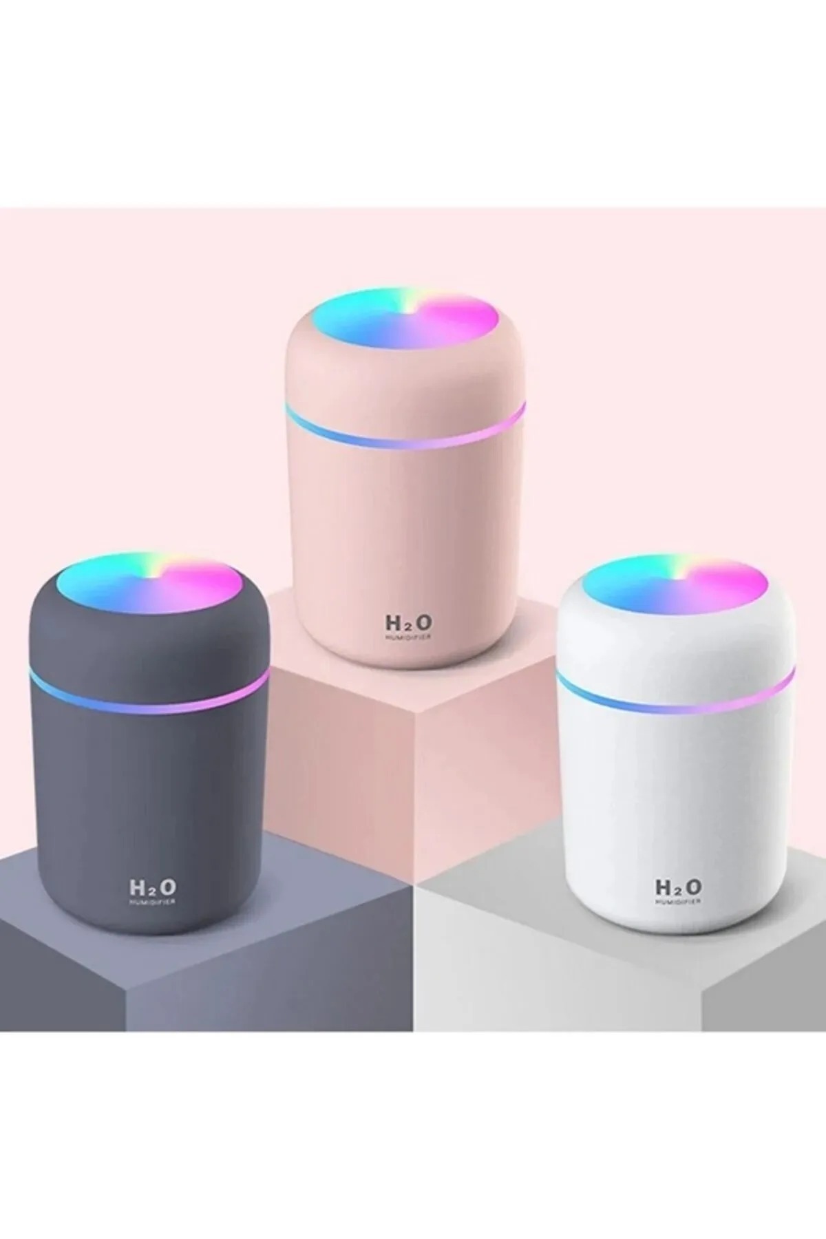 hotkey H2O Humidifier 300 Ml Ulrasonik Hava Nemlendirici Buhar Makinesi ...