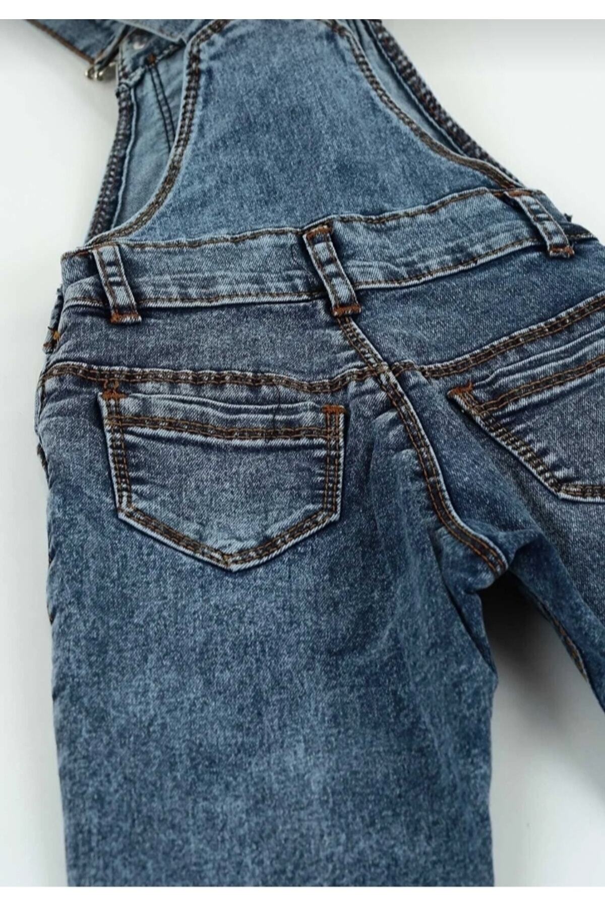 melosh Unisex Çocuk Ayicikli Jean Salopet Fiyatı, Yorumları - Trendyol