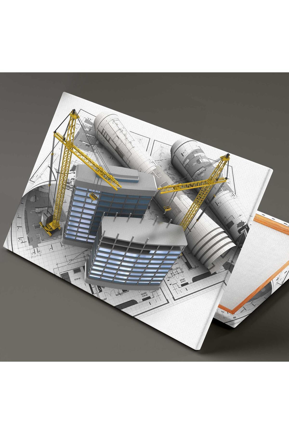 SML TABLO İnşaat Ofisi Building Şehir Bina Proje Yapı Denetim Dekor ...