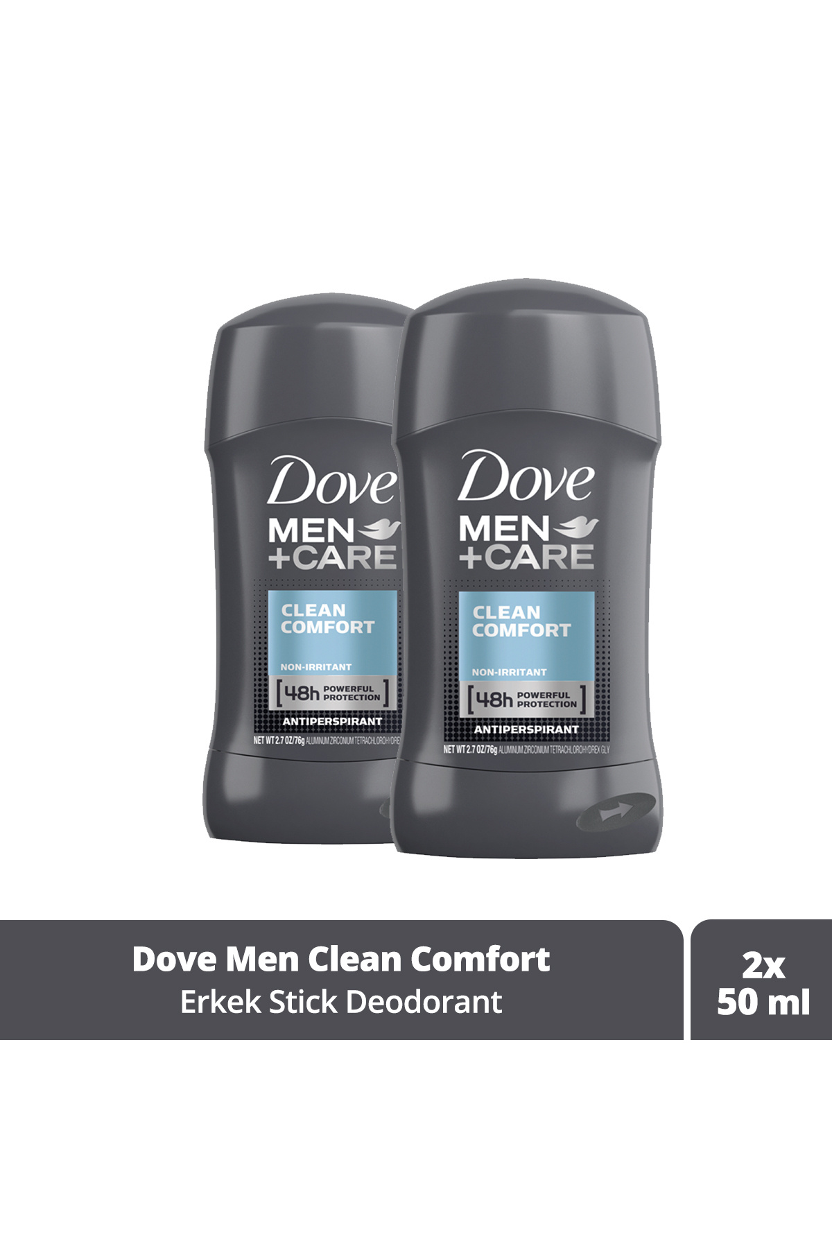 Dove Men Clean Comfort Stick Deodorant 50 ml X2 Fiyatı, Yorumları ...