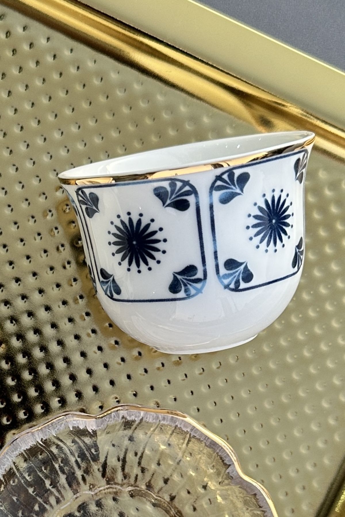 porselenden Gawa Gold Premium 2'li Mırra (TABAKSIZ) Espresso Kahve ...