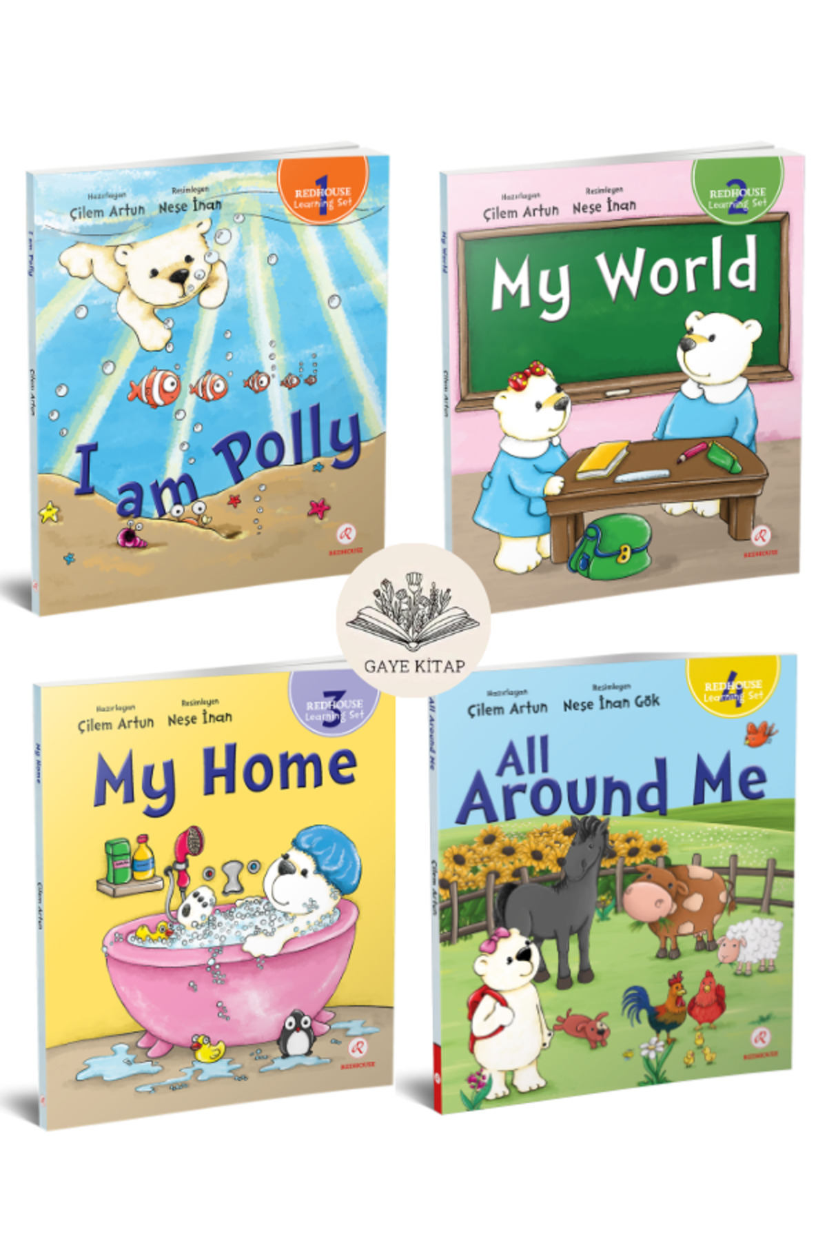 Redhouse Kidz Yayınları Redhouse Learning Set 4 Kitap Set (I Am Polly ...