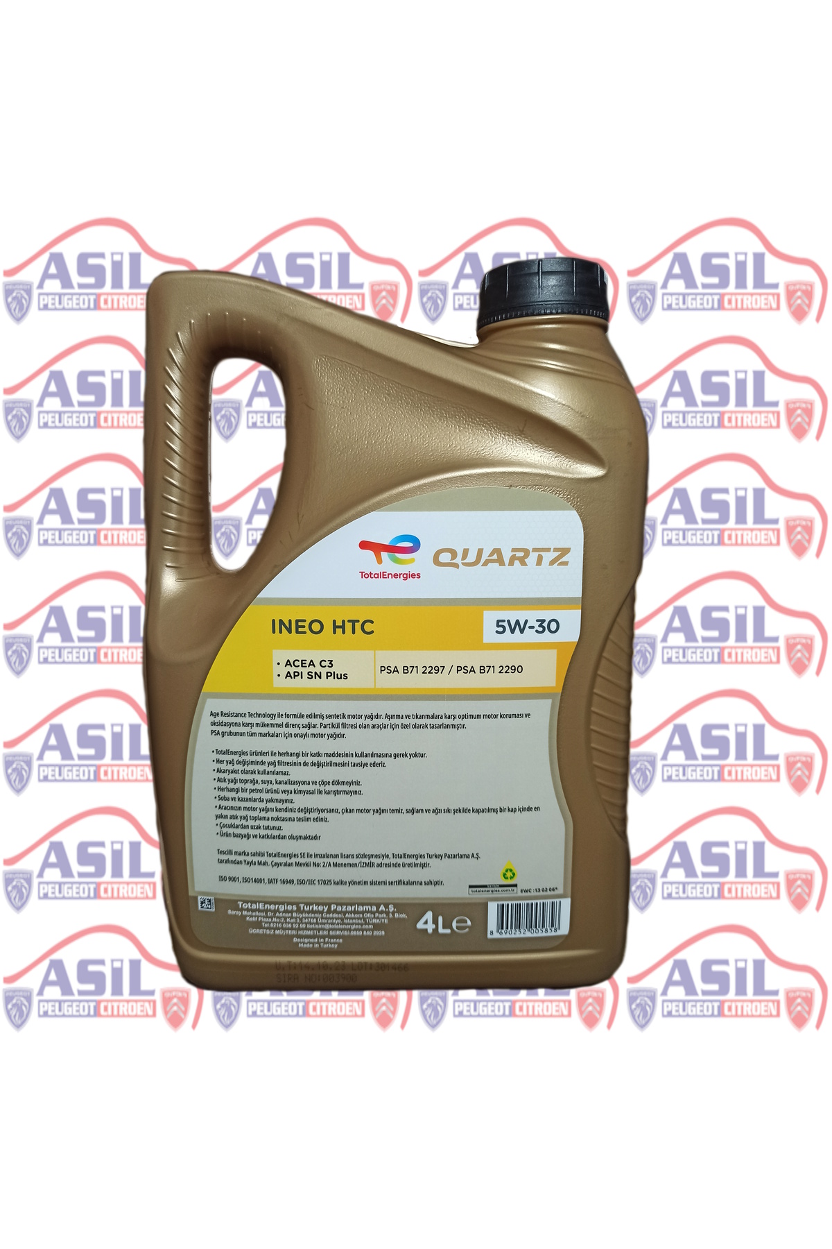 Total TotalEnergies Quartz Ineo HTC 5W-30 4lt - Fiyatı, Yorumları