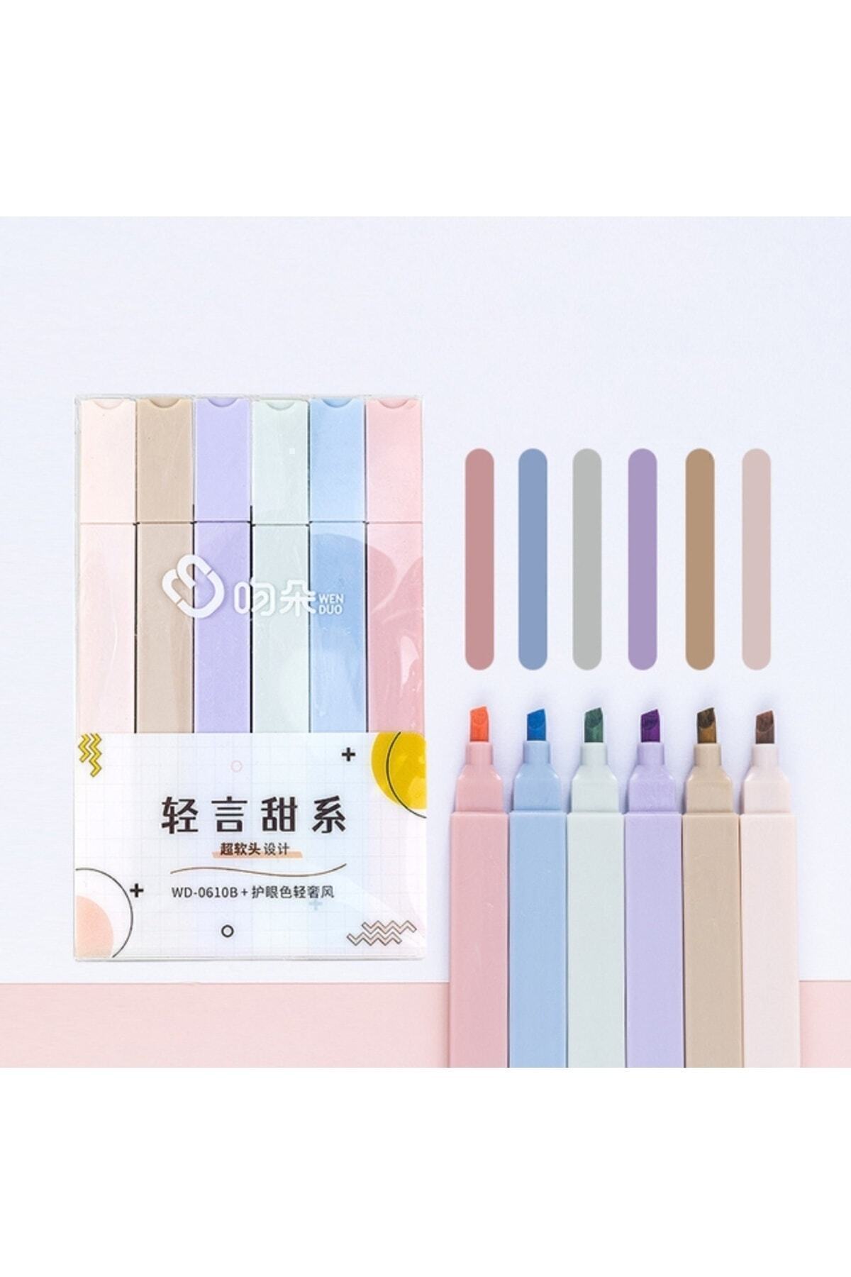 Yağmurella Soft Renkler Yumuşak Uçlu Fosforlu Kalem Seti Fiyatı ...