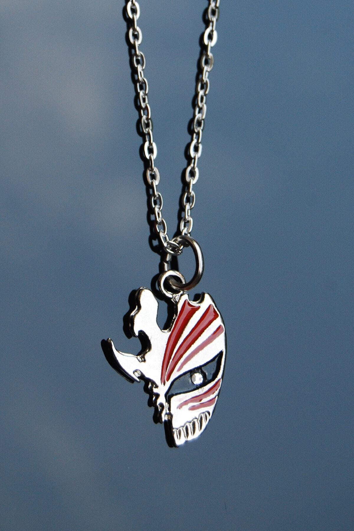 Rua Jewelry Anime Kolye Bleach Ichigo Hollow Maske Klasik Zincir Gümüş ...