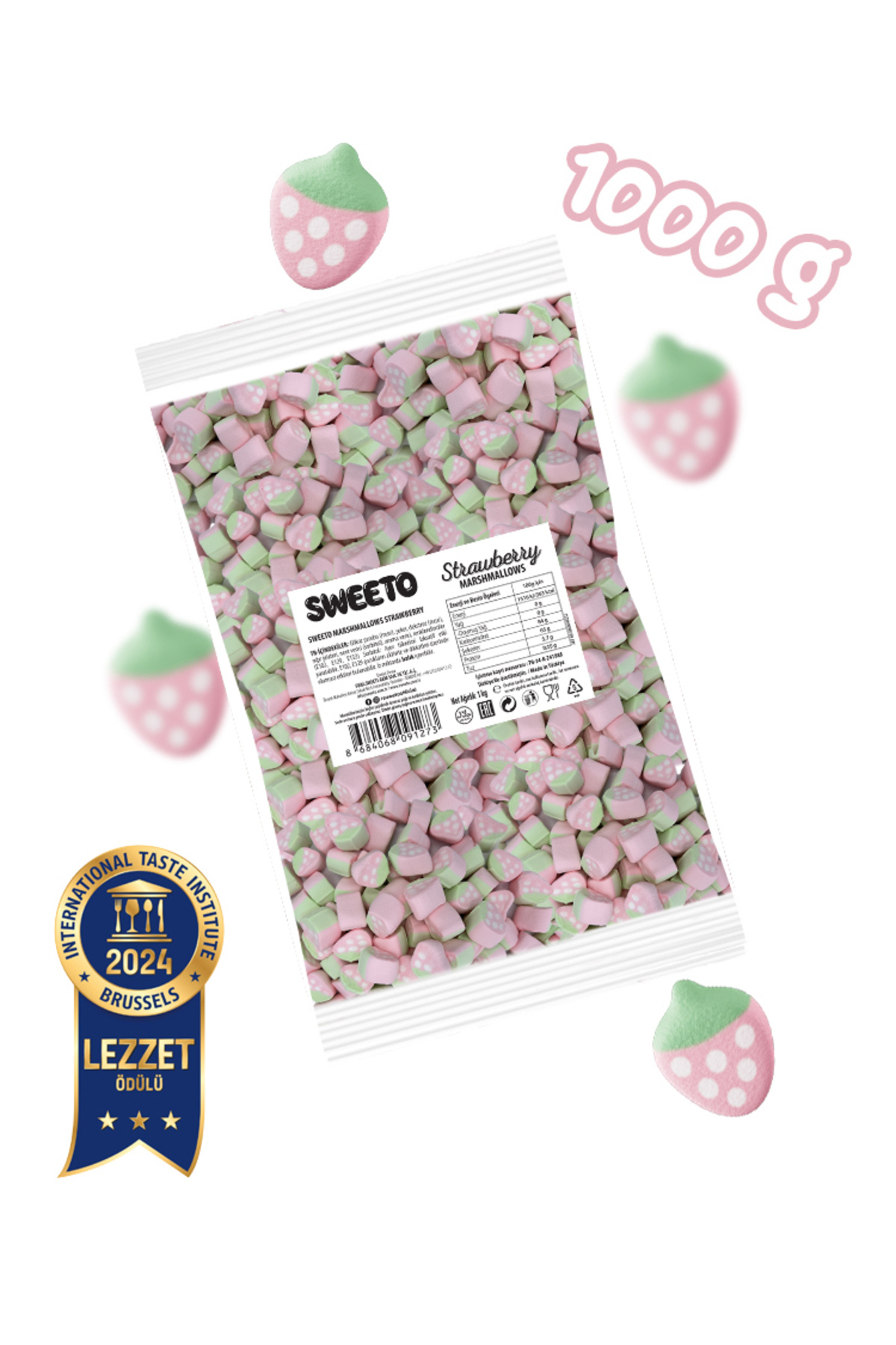 SWEETO Marshmallow Strawberry 1000g Fiyatı, Yorumları - Trendyol