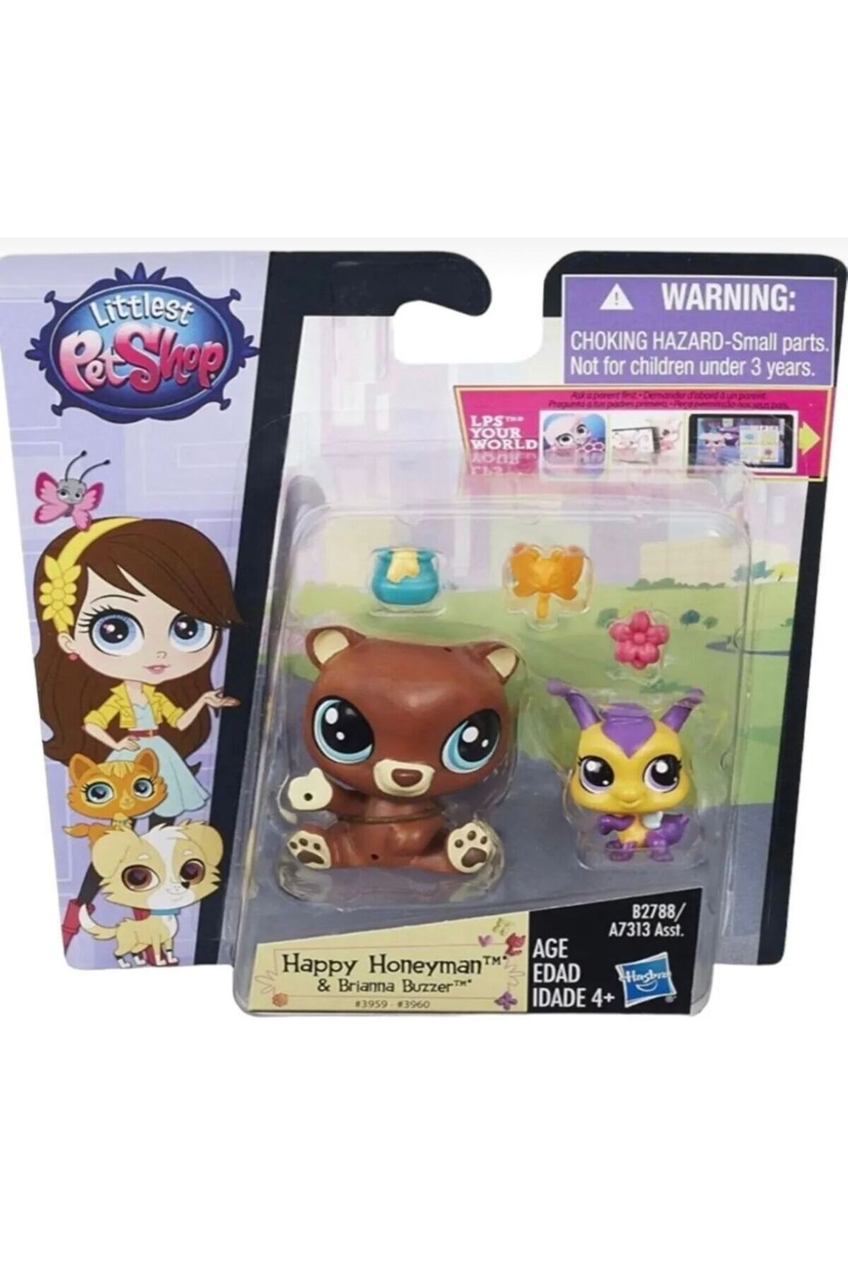 Littlest Pet Shop miniş happy honeyman İkili lps Minişler orijinal ...