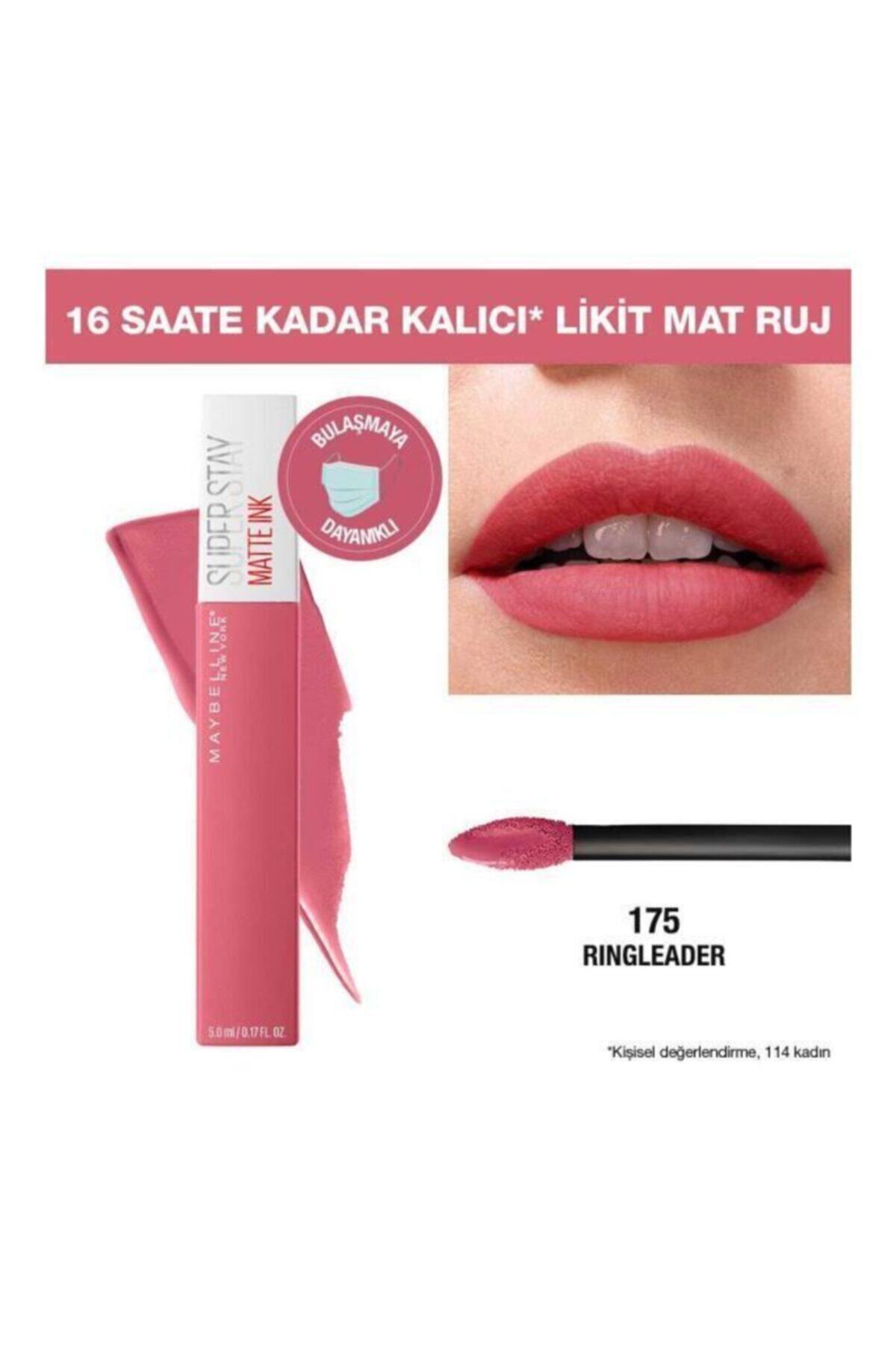 Maybelline New York Super Stay Matte Ink Likit Mat Ruj - 175 Ringleader ...