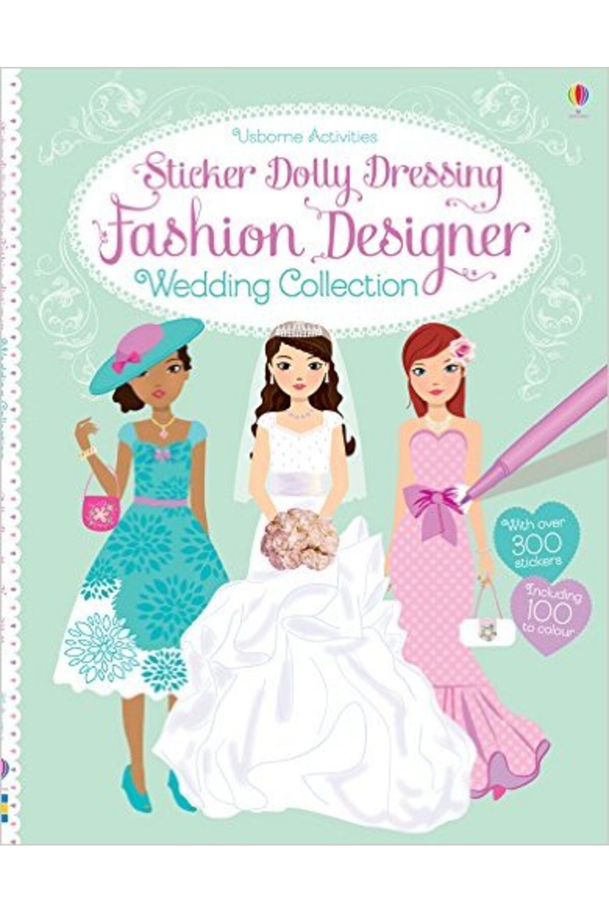Usborne Sticker Dolly Dressing Fashion Designer Wedding Collection ...
