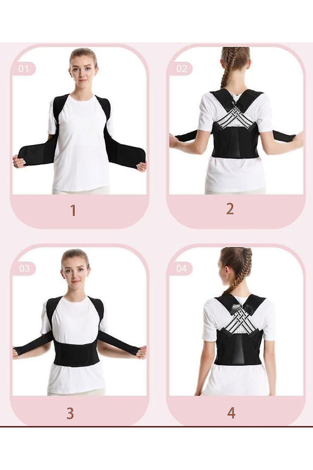 MACİTER Medical Upright Posture Corset Kyphosis Scoliosis Corset - Trendyol