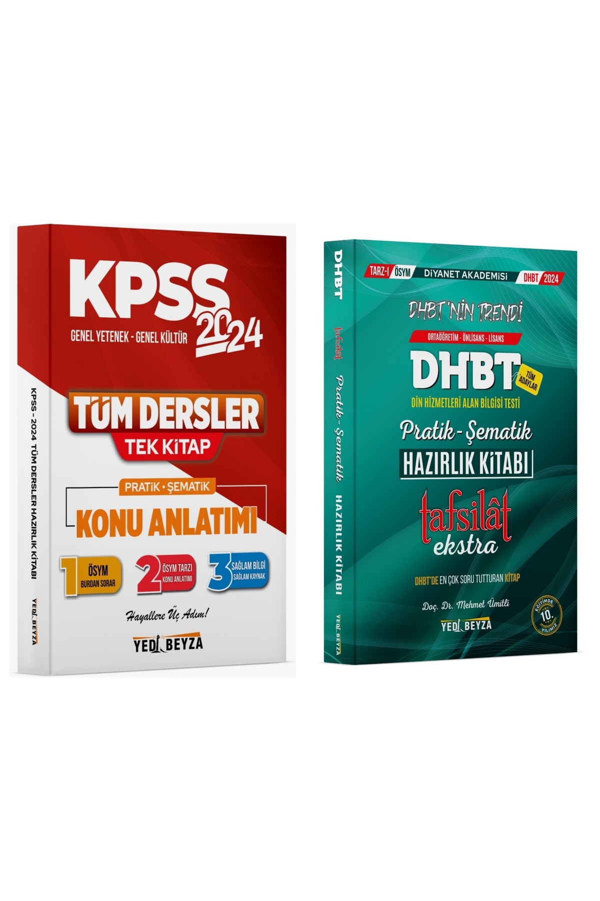 YEDİBEYZA 2024 Dhbt Tafsilat Ekstra Pratik Hazırlık Kitabı + Kpss Lise Önlisans Tüm Dersler ...