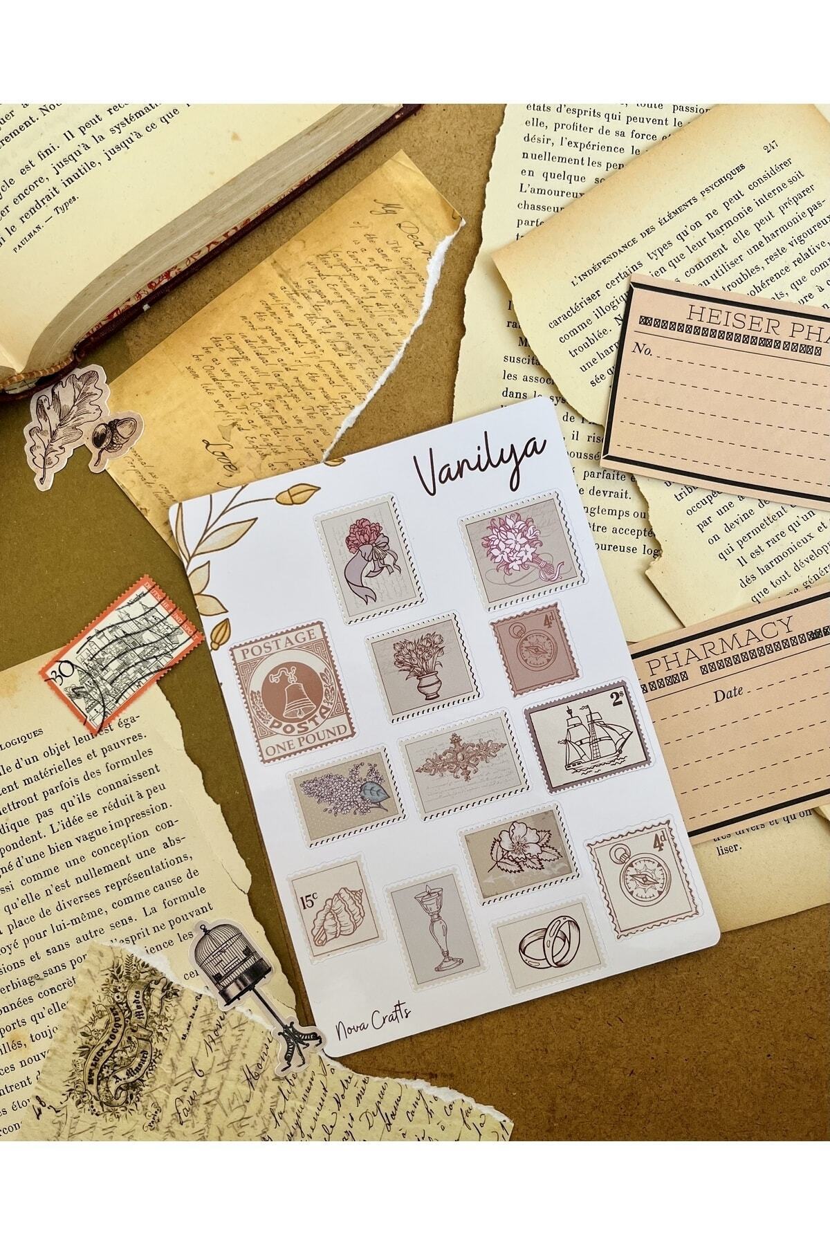 Nova Crafts Vanilya Posta Pulu. Planner - Ajanda, Günlük, Planlayıcı ...