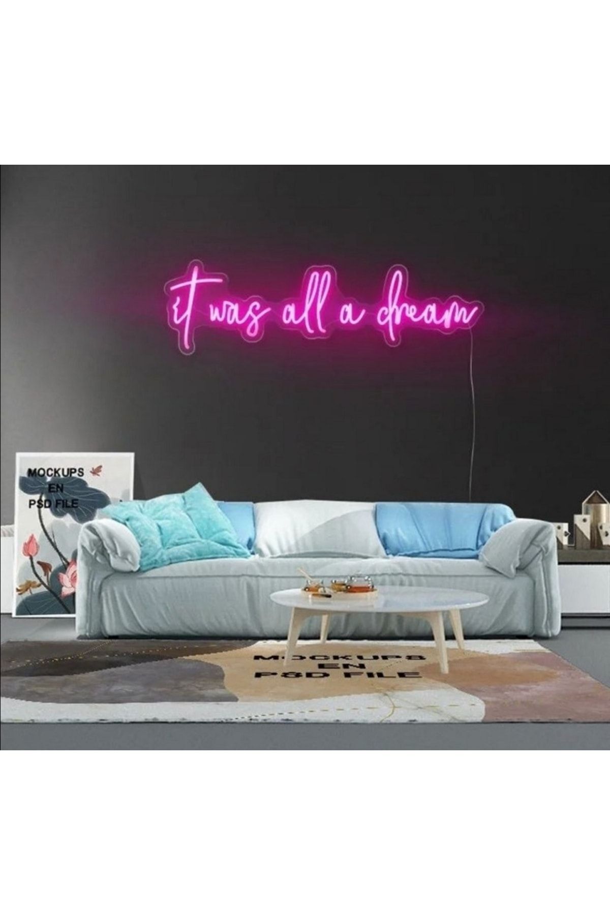 Smİle Concept It Was All A Dream Neon Led Dekoratif Duvar Yazısı