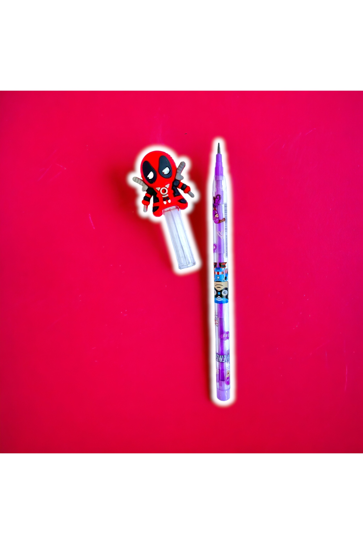 Neslico Avengers Yumurtlayan Kalem Seti 4'lü Spiderman Örümcek Adam ...