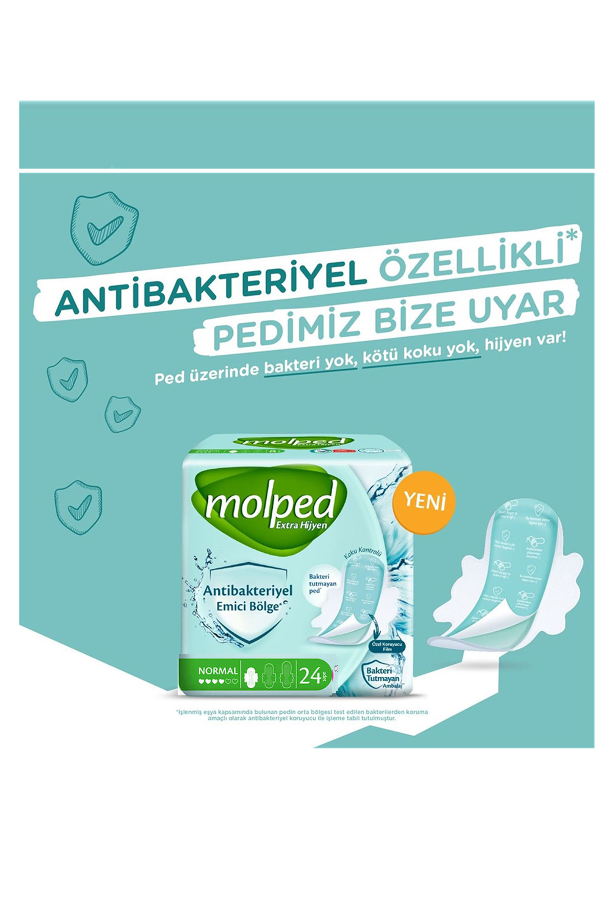 Molped Extra Hijyenik Ped (Gece + Uzun + Normal) x 6 Paket Fiyatı ...