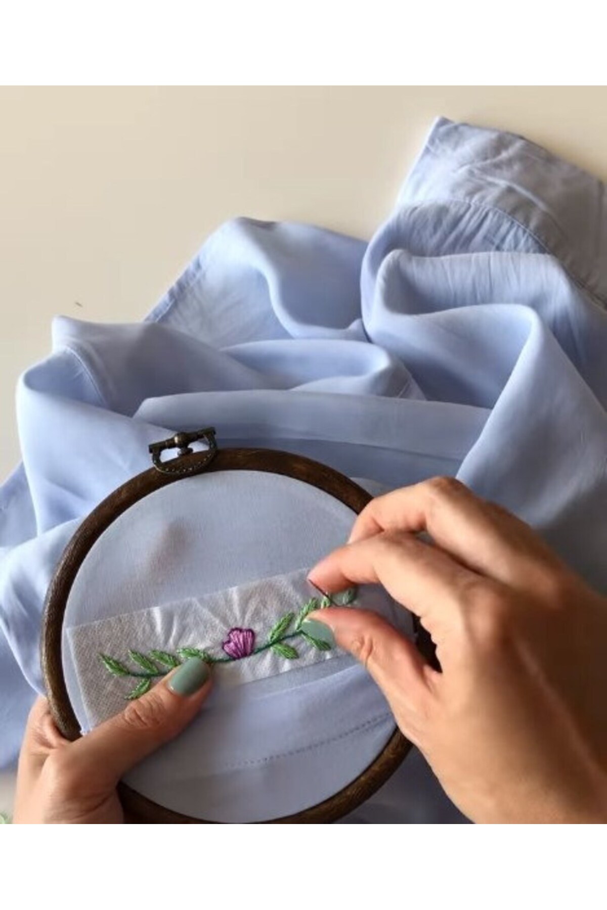 DMC Suerte Yapışkanlı Suda Eriyen Nakış Yamaları, Kanaviçe M. 20ad ...