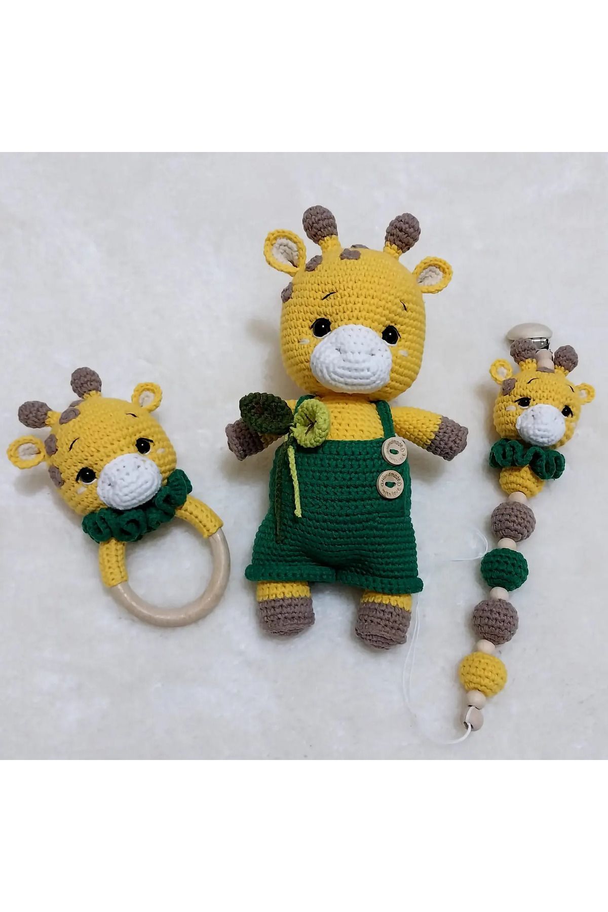 USTAHOBİEVİ Amigurumi tulumlu tasarım zürafa uyku arkadaşı çıngırak ... USTAHOBİEVİ Amigurumi tulumlu tasarım zürafa uyku arkadaşı çıngırak ...