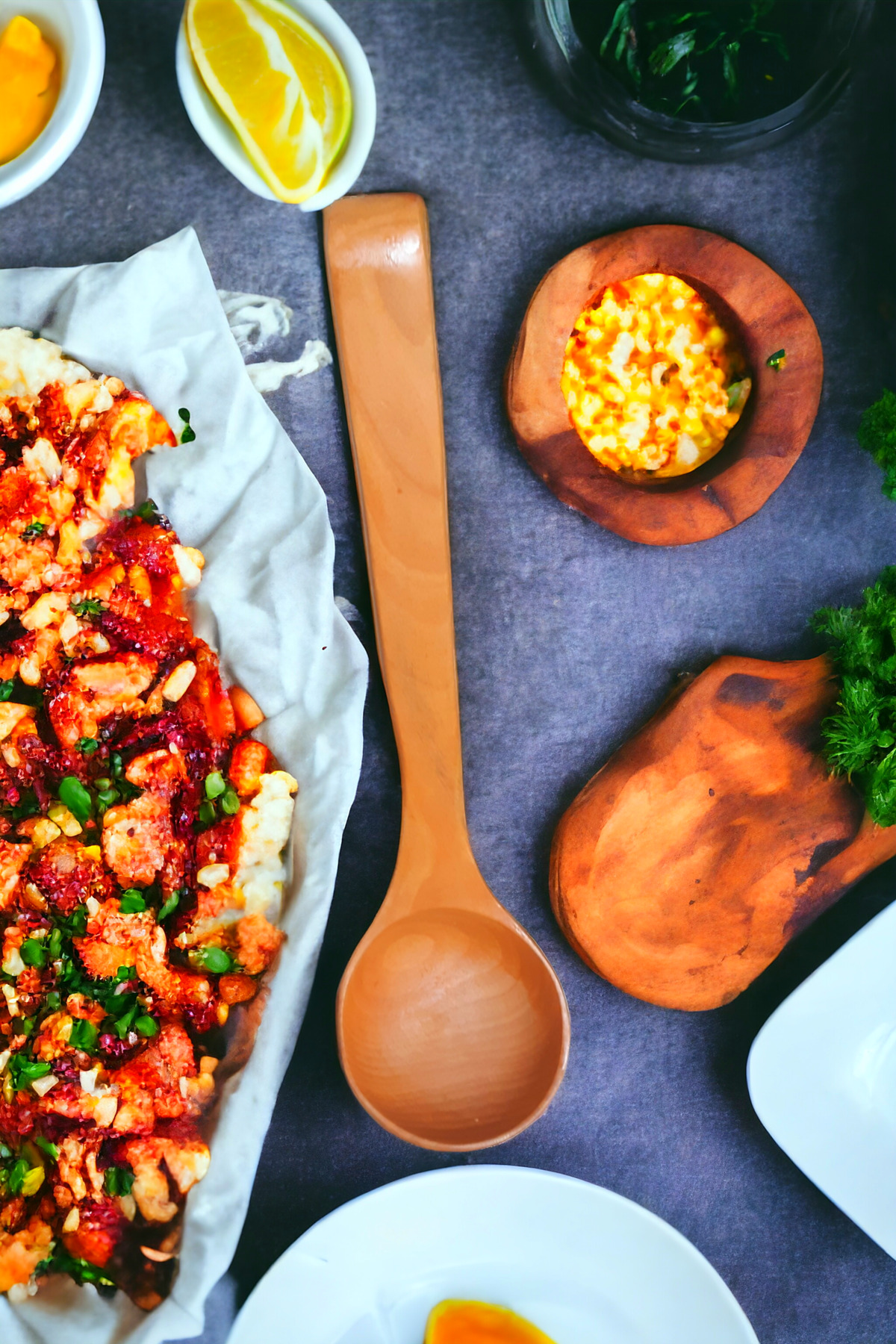 Torun Ahşap Kancalı Kepçe- Kayın Çorba Kepçesi-Derin Çorba Kepçesi ...