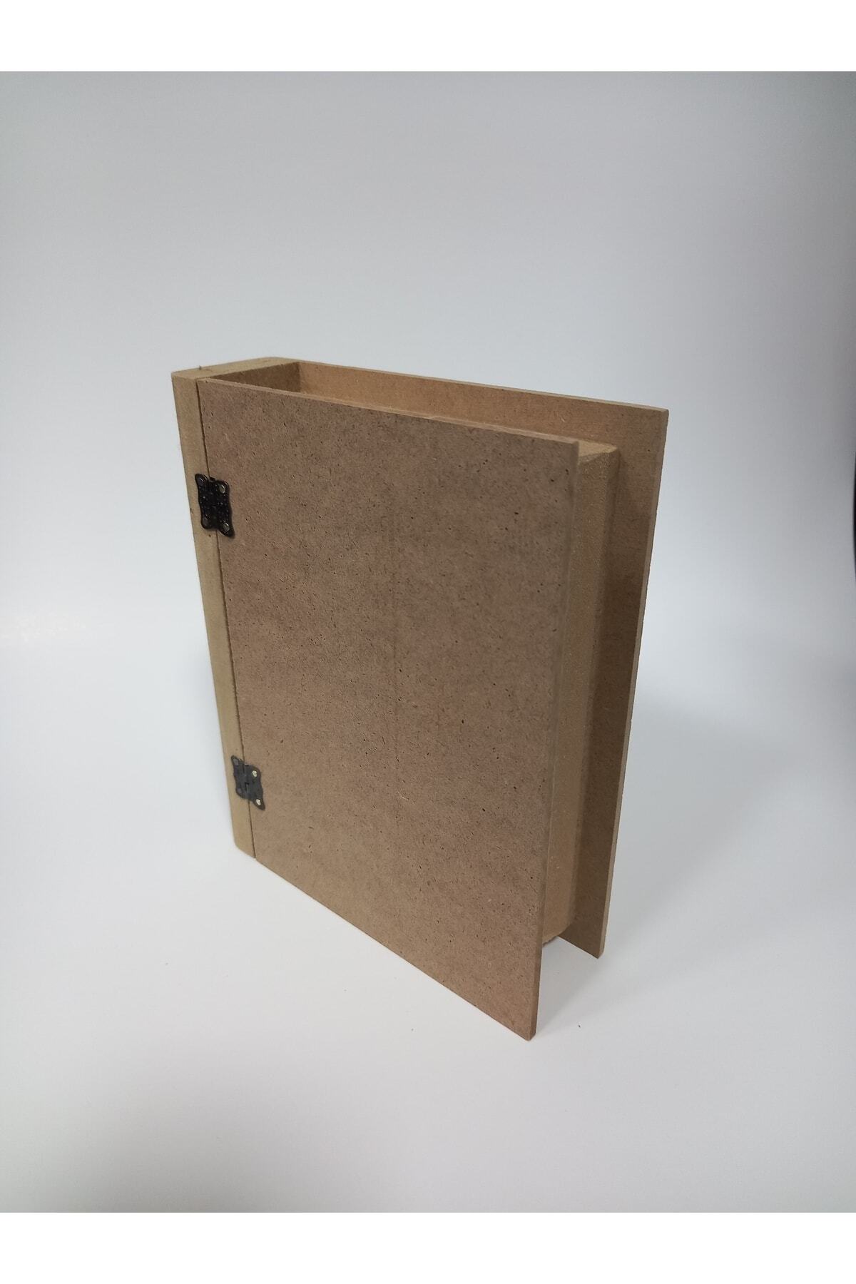 Yıldız Hobi Kırtasiye Boyanabilir Ahşap Ham Mdf Küçük Kitap Kutu ...