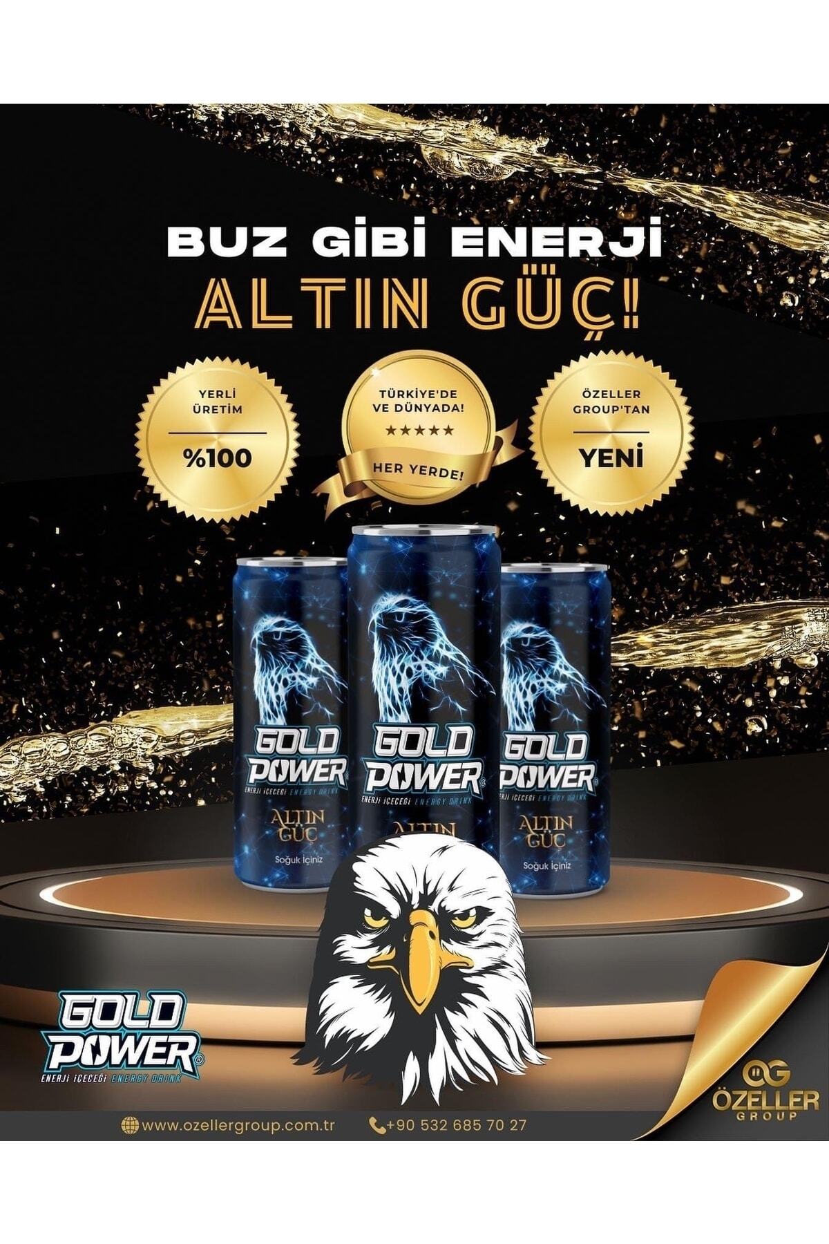 Gold Power enerji içeceği 24 adet x 250 ml Fiyatı, Yorumları - Trendyol