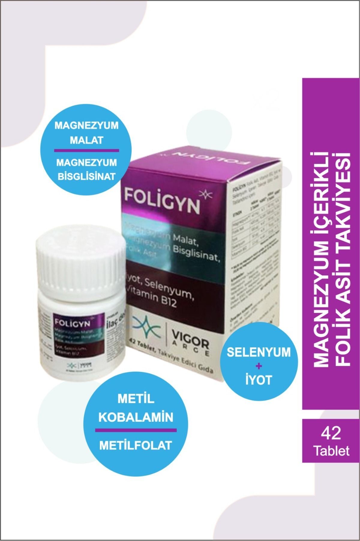 vigor arge Foligyn Folik Asit Takviye Edici Tablet Fiyatı, Yorumları ...