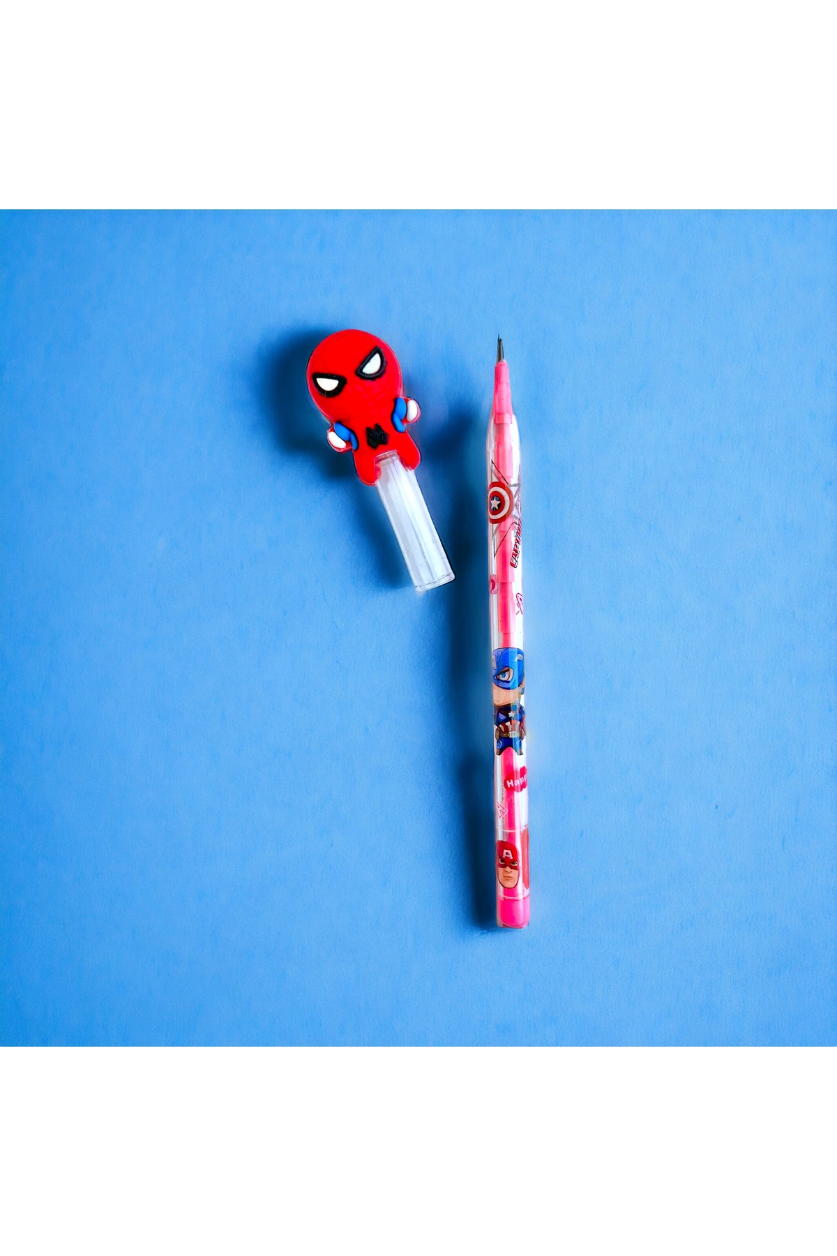 Neslico Avengers Yumurtlayan Kalem Seti 4'lü Spiderman Örümcek Adam ...