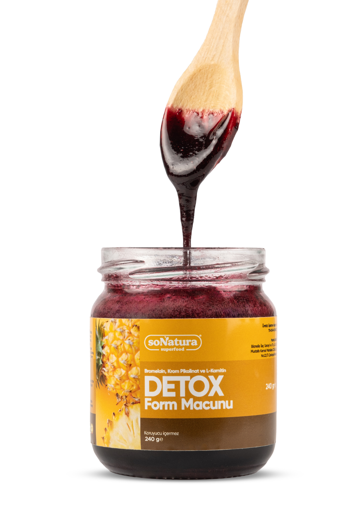 Sonatura Detox Form Macunu (BROMELAİN, KROM PİKOLİNAT VE L-KARNİTİN ...