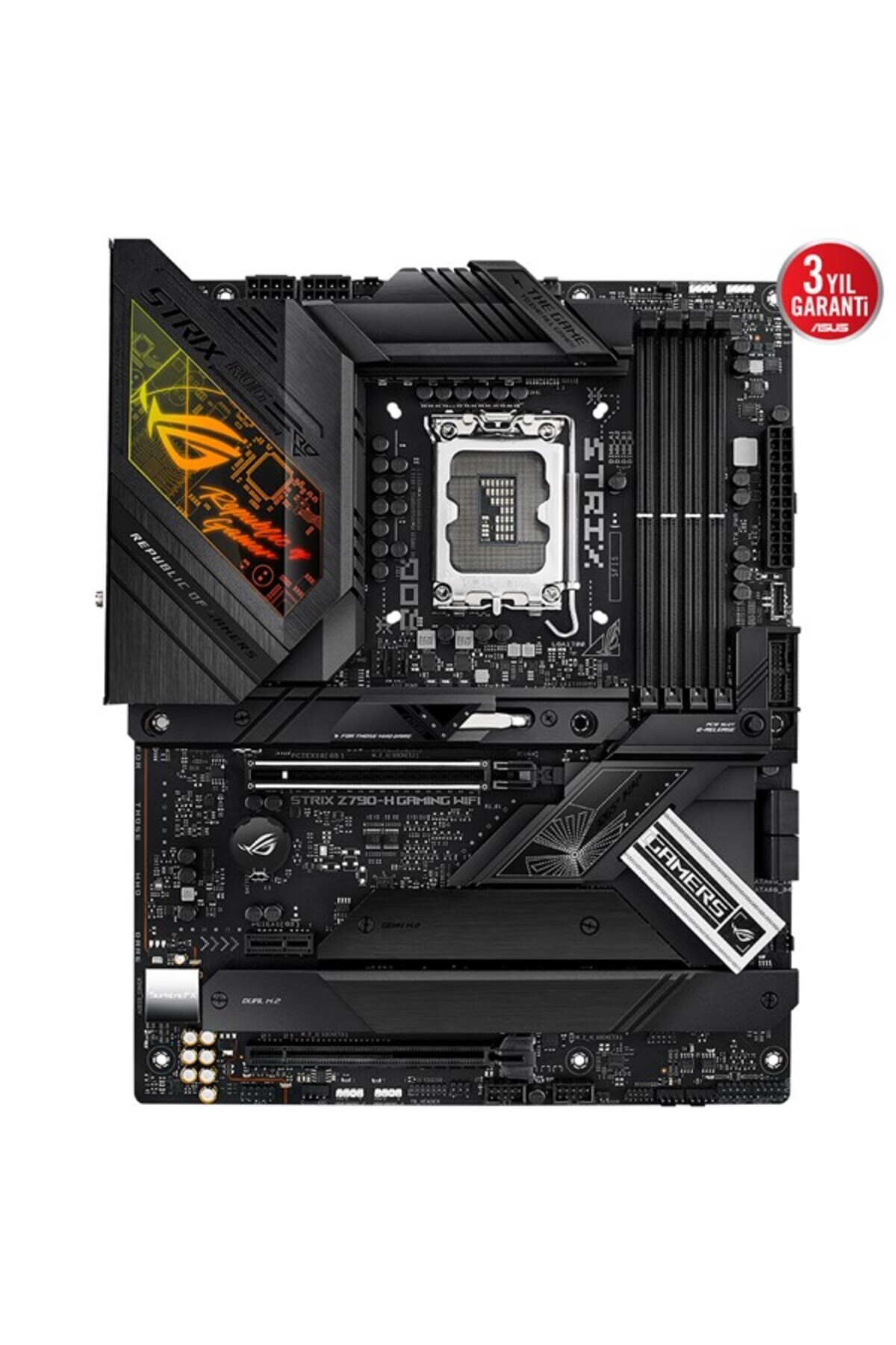 ASUS ROG STRIX Z790-H GAMING WIFI-6E DDR5 HDMI DP PCIe 16X v5.0 1700p ATX - Fiyatı, Yorumları