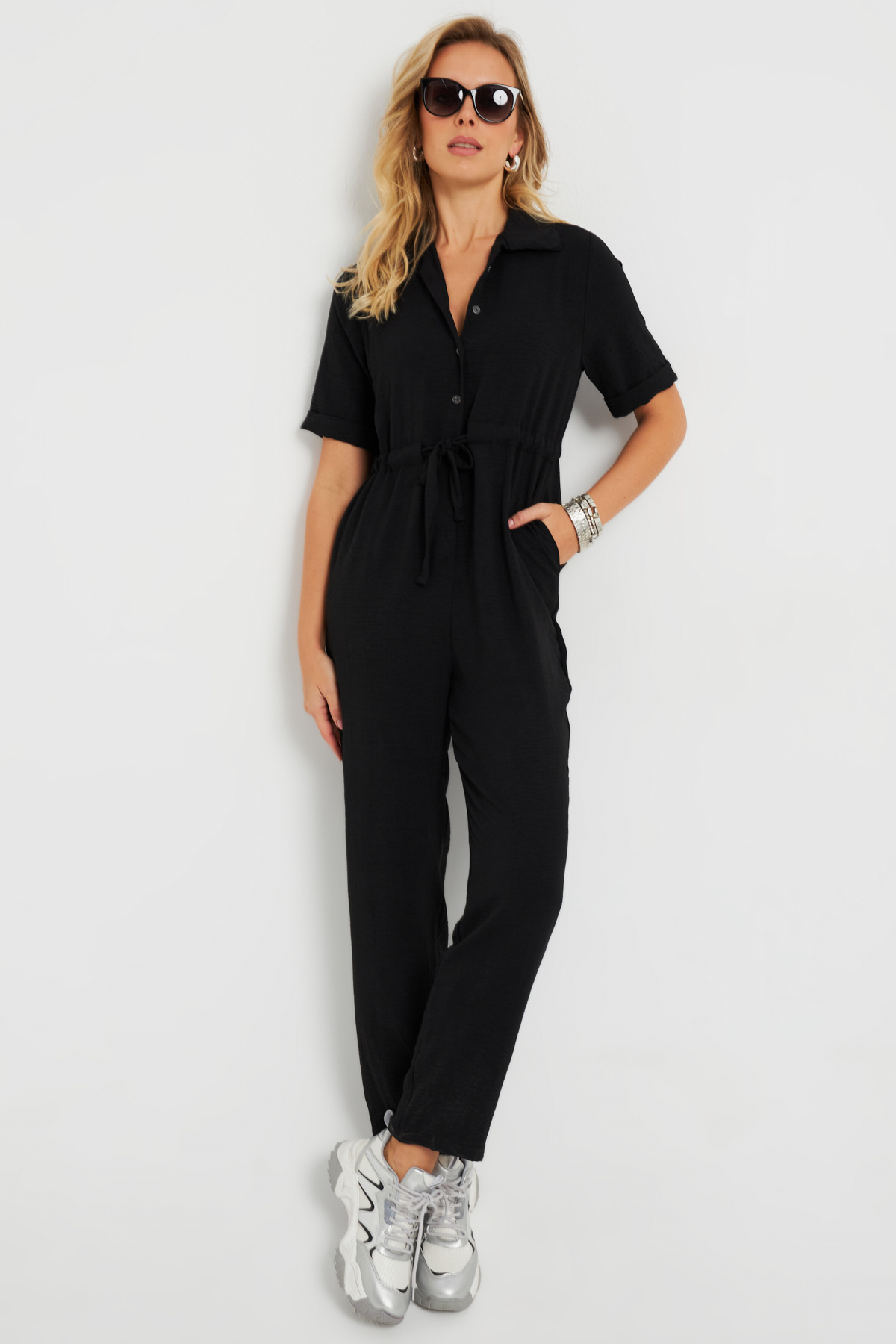 Cool & Sexy Kadın Tulum Siyah Q985 Fiyatı, Yorumları - Trendyol