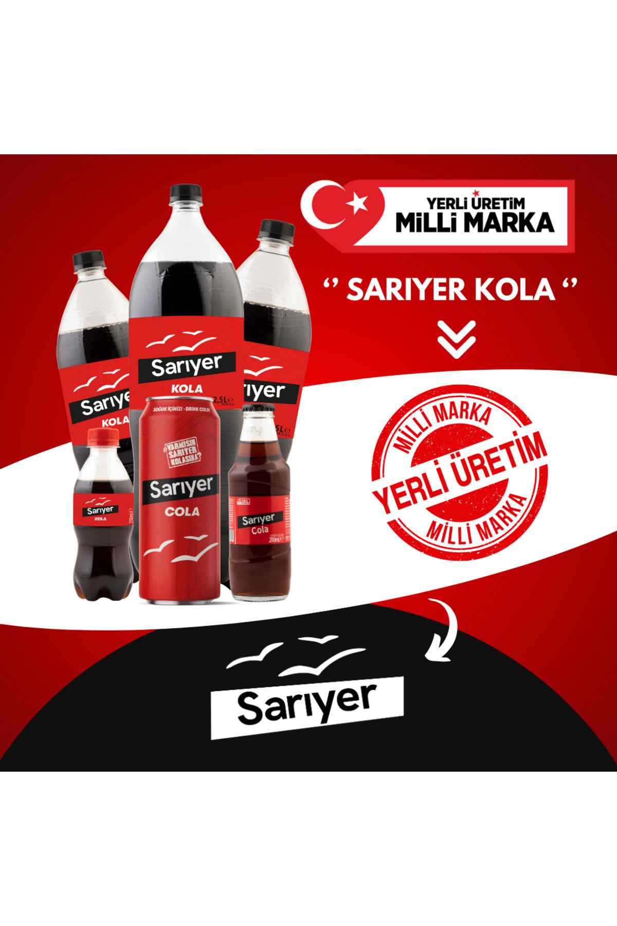 Sarıyer Gazoz Sarıyer Kola 330ml x 12 Adet Fiyatı, Yorumları - Trendyol