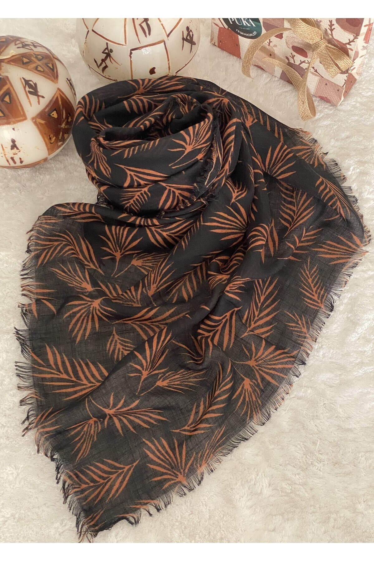 FONSERA Keten Flamlı Eşarp Yazma Fiyatı, Yorumları - Trendyol