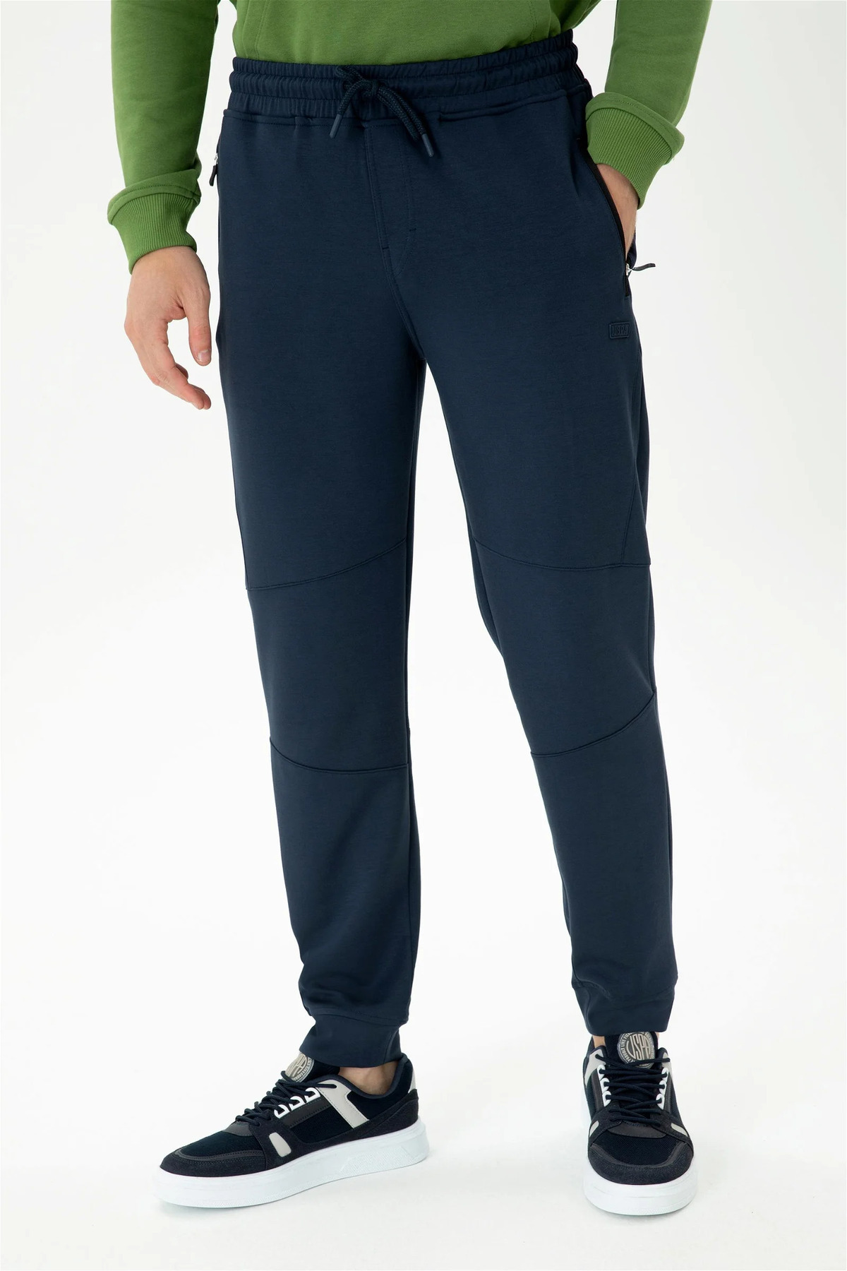 U.S. Polo Assn. PODET Beli Lastikli Cepleri Fermuarlı Paçaları Ribanalı ...