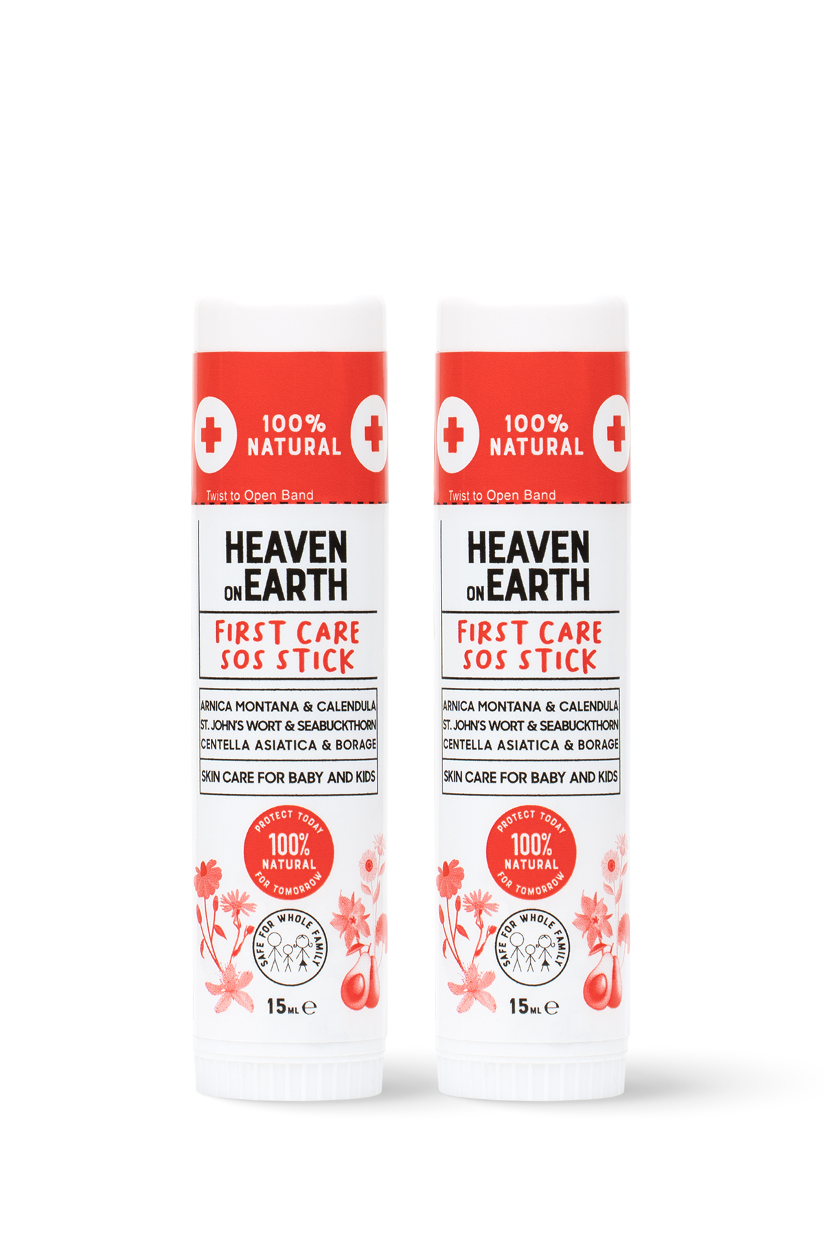 Heaven on Earth First Care Sos Stick 15 ml X2 %100 Doğal Organik ...