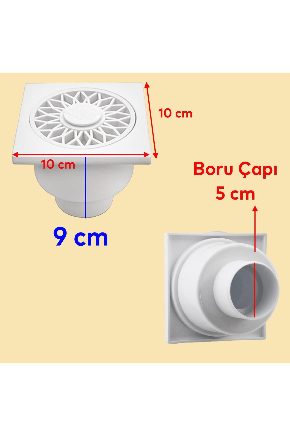 Badem10 Banyo Yer Süzgeci Süzgeç Izgara Lavabo Pis Su Gideri Kapak 50 ...