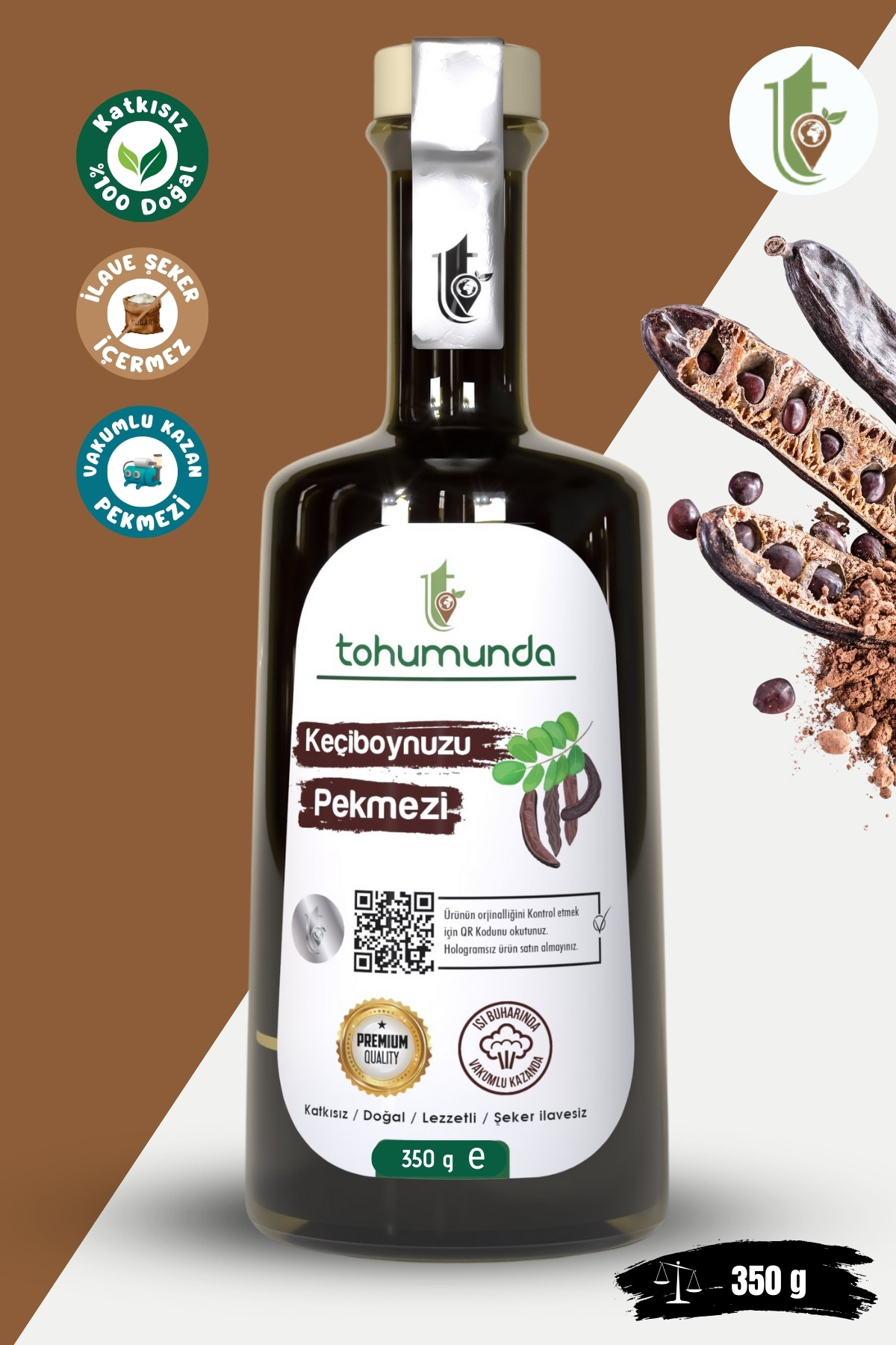 tohumunda Keçiboynuzu (Harnup) Pekmezi / Carob Molasses [350 Gr] (Doğal ...
