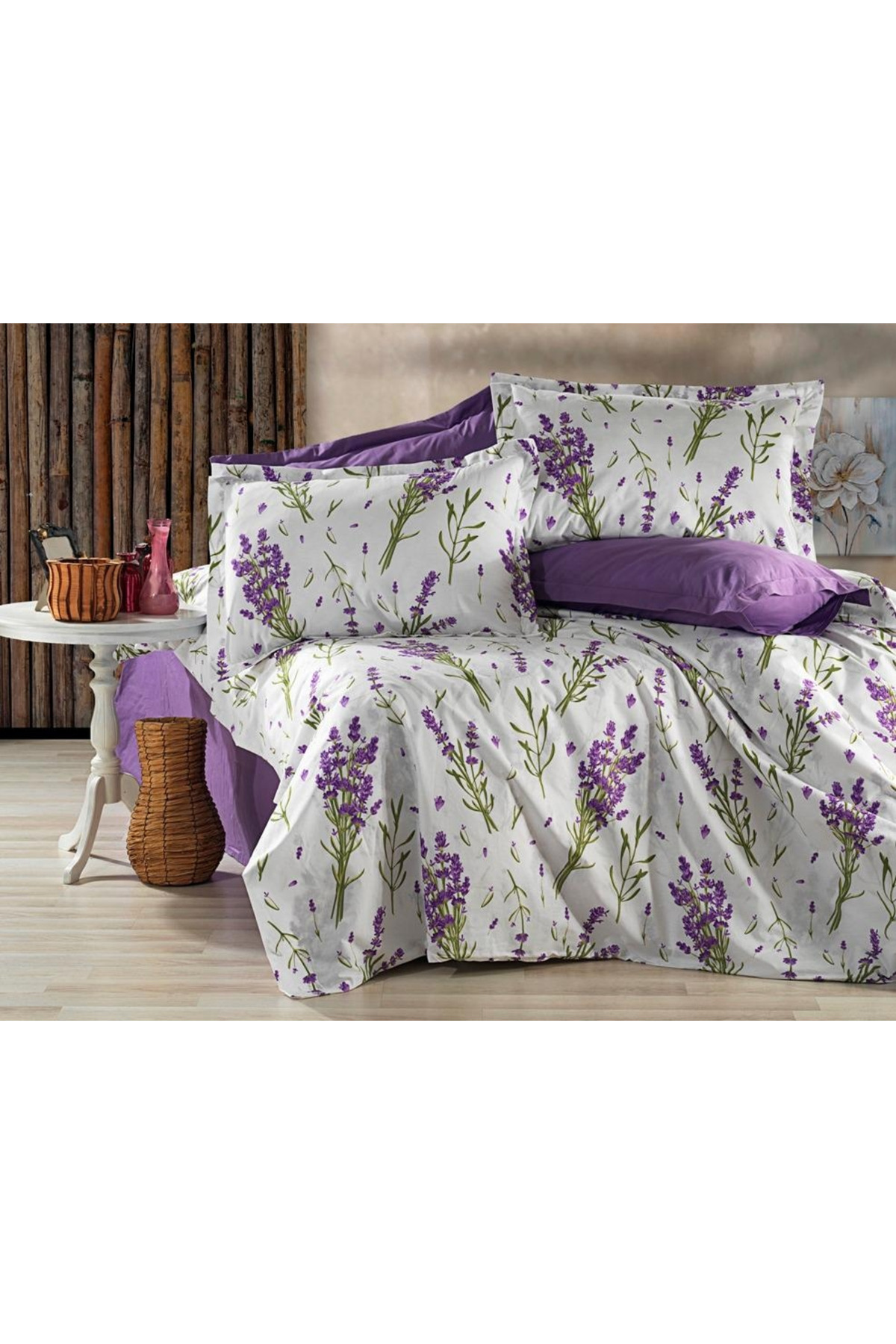 Alena Home Style %100 Pamuklu Desenli Çift Kişilik Nevresim Takımı ...