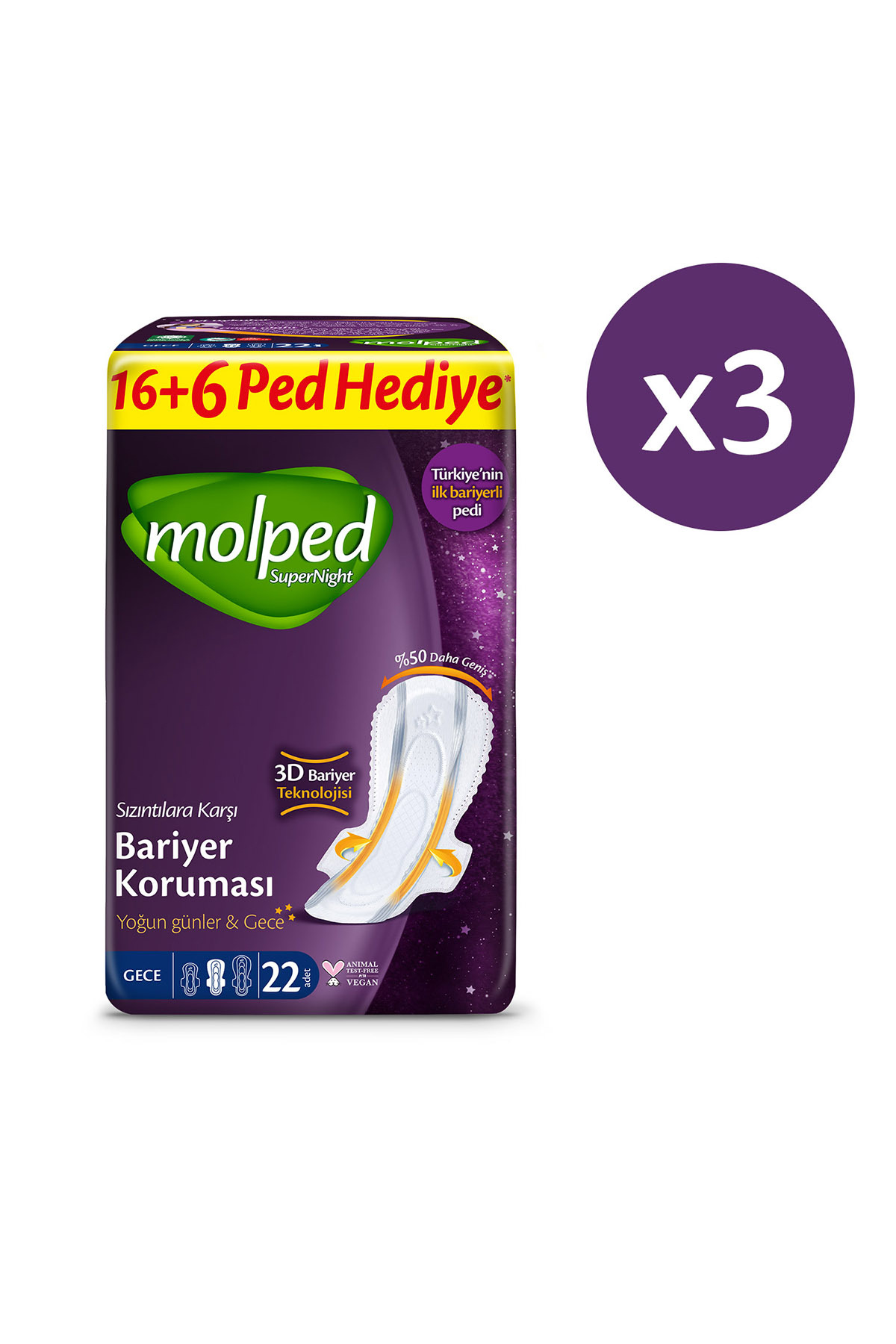 Molped Supernight Gece Süper Dev Fırsat 66 Adet Fiyatı, Yorumları ...