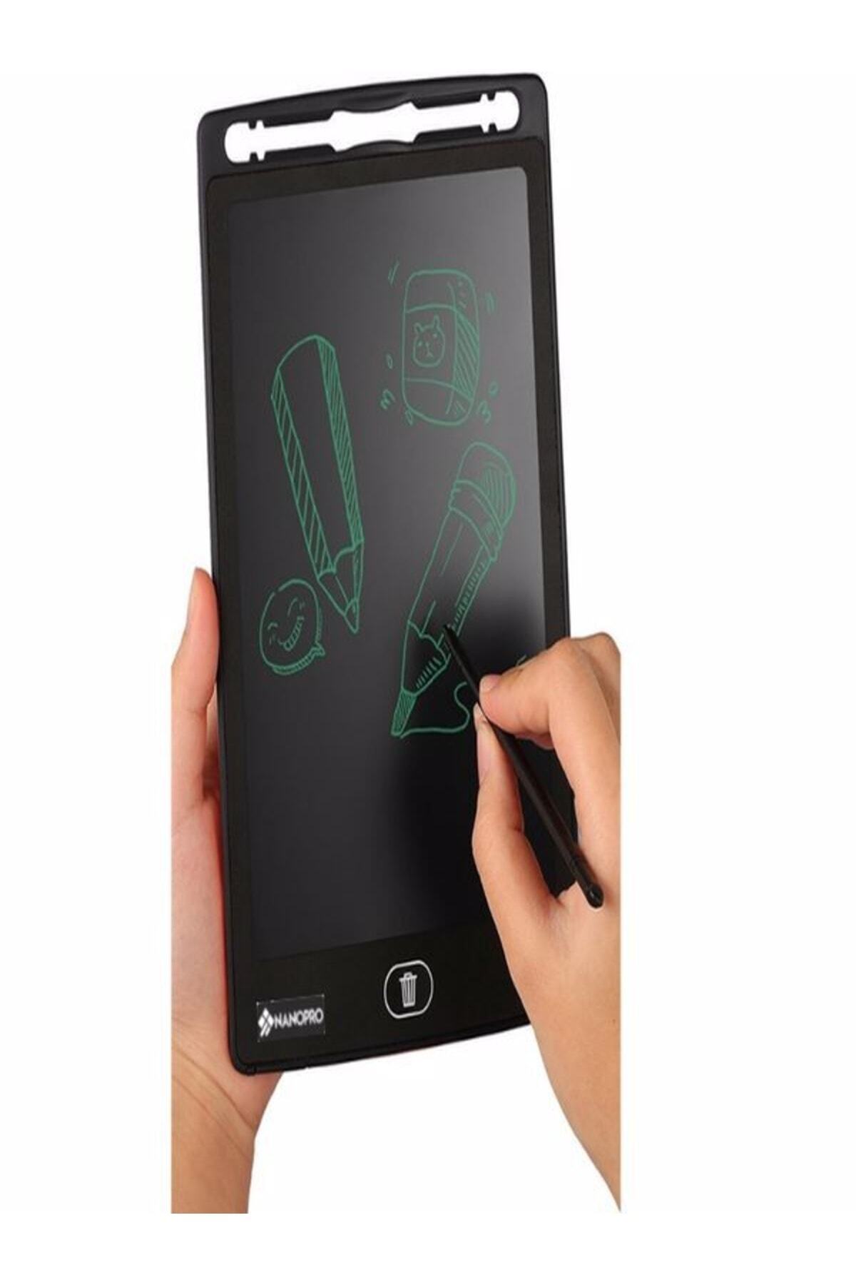 Nanopro Tablet Lcd 8.5 Inç Dijital Kalemli Çizim Yazı Grafik Not Yazma ...