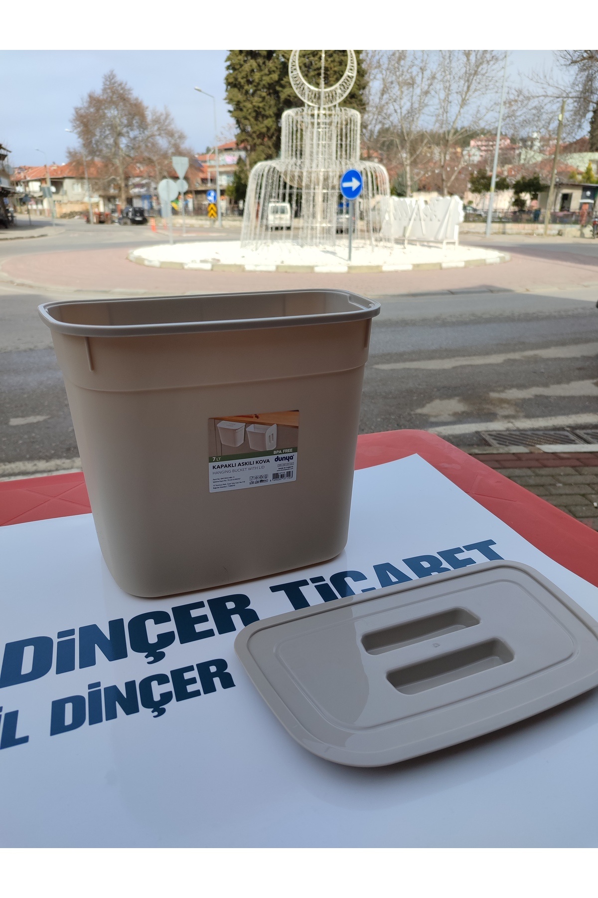 dinçer hırdavat ve nalburiye kapaklı askılı çöp kovası Fiyatı ...