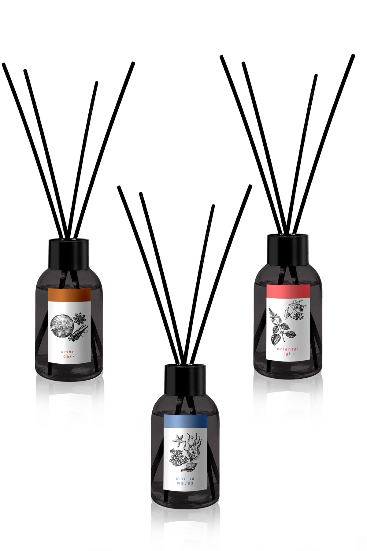 Prova Bambu Çubuklu Oda Kokusu Amber Dark , Marine Waves, Oriental ...